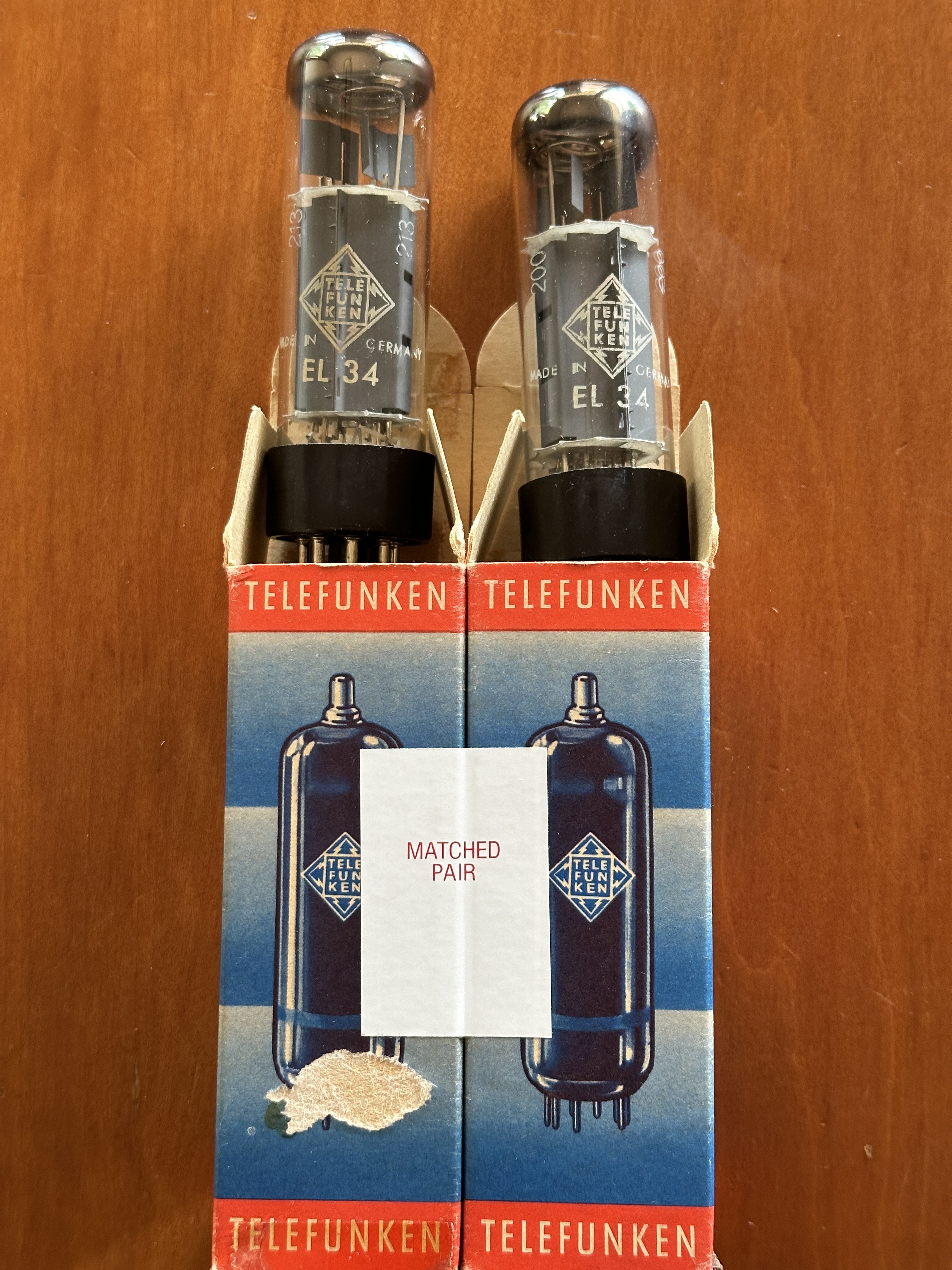 Telefunken EL34 tubes - Hi-Fi and Cinema Cables & Accessories - StereoNET