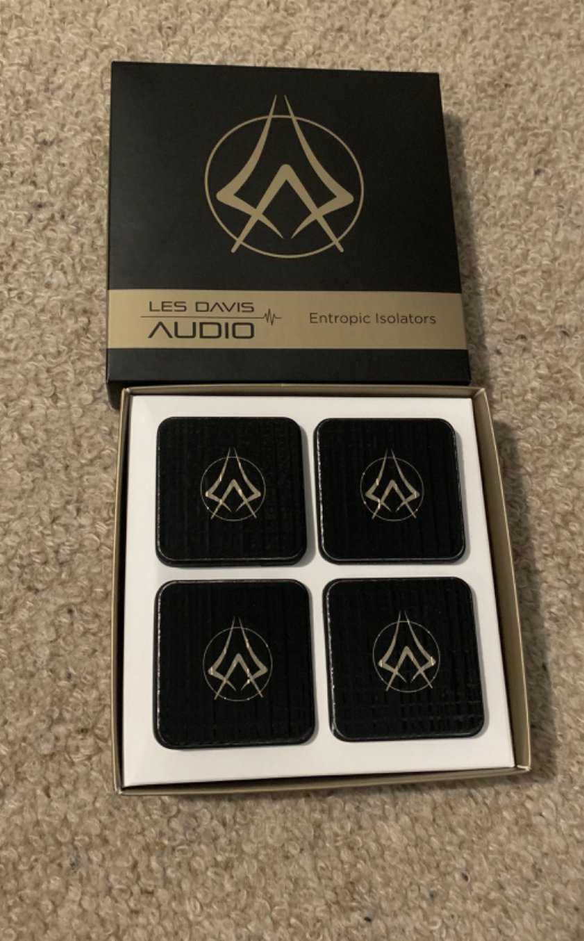 Les Davis Entropic isolators - Hi-Fi and Cinema Cables & Accessories ...