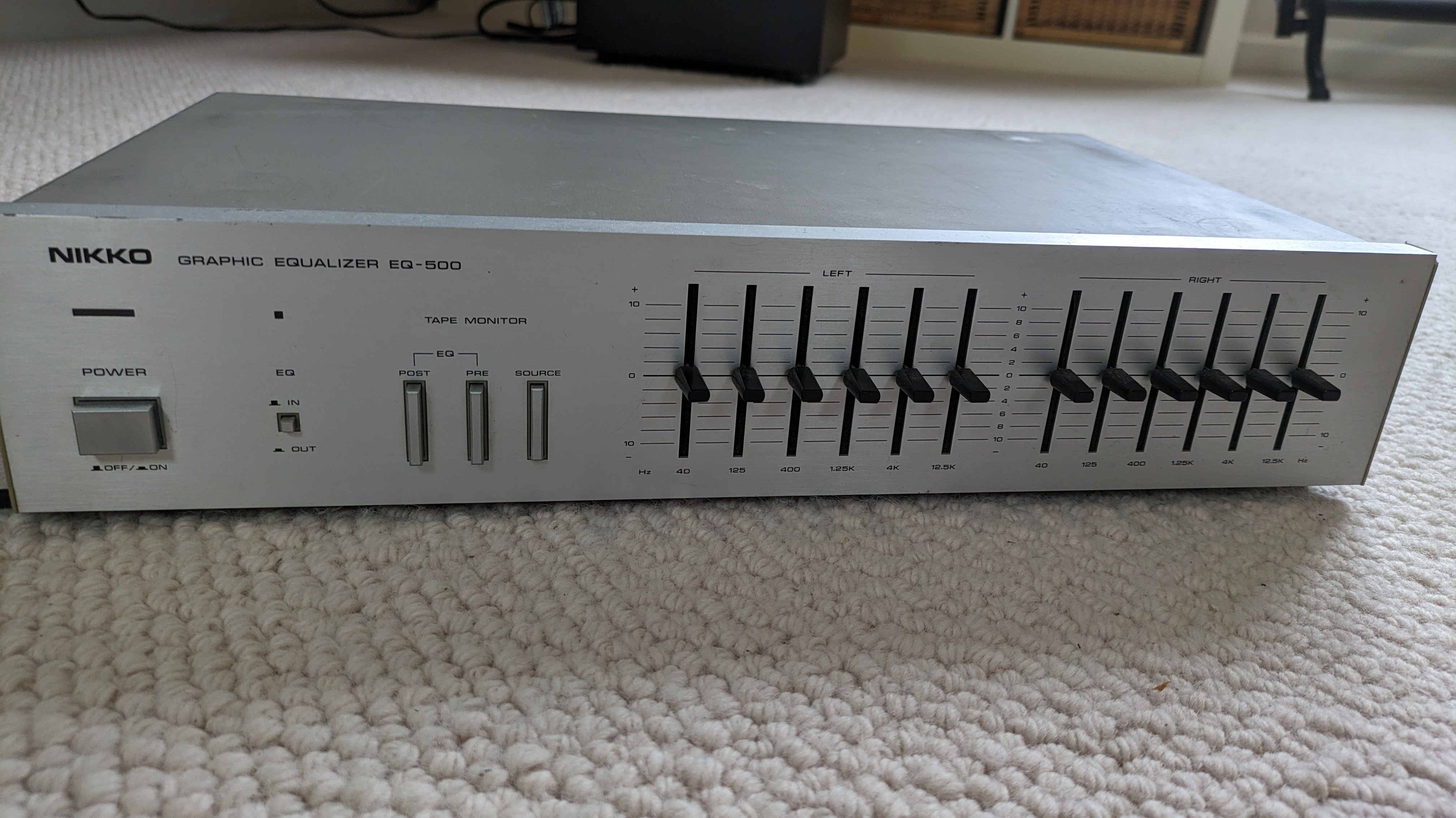 Nikko EQ-500 Graphic Equalizer - High quality vintage gear! - Stereo ...