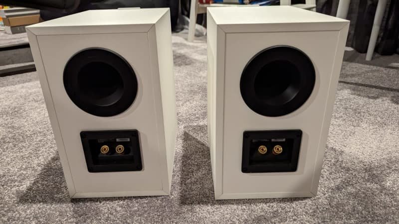SOLD ELSEWHERE: KEF Q150 Bookshelf Speakers (White) |﻿ Stereo, Home ...