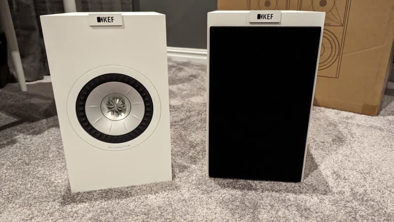 SOLD ELSEWHERE: KEF Q150 Bookshelf Speakers (White) |﻿ Stereo, Home ...
