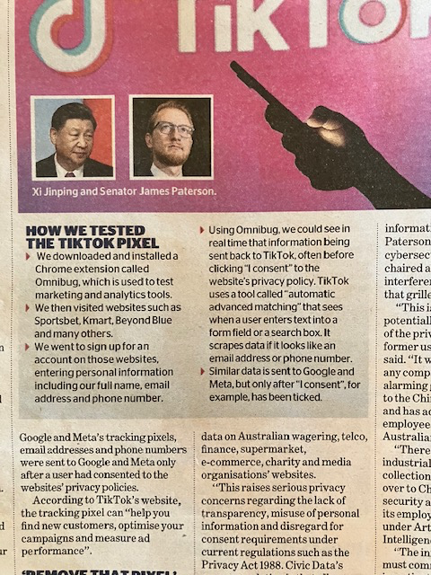 Tik Tok tracking people (even if they don't have an account ...