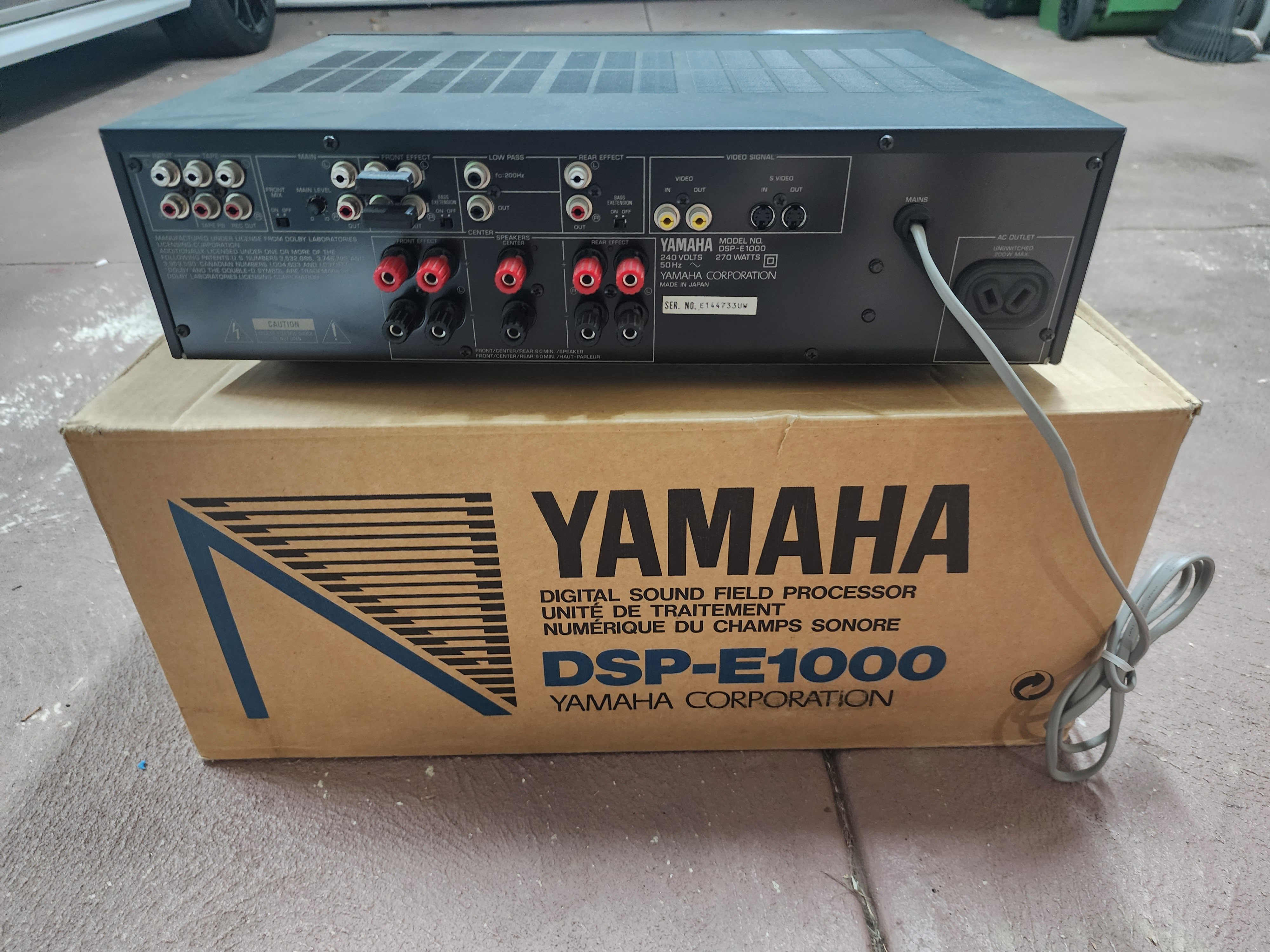 TAKEN: FREE: Yamaha DSP-E1000 Digital Processor/Amp [Perth] - Pay it ...
