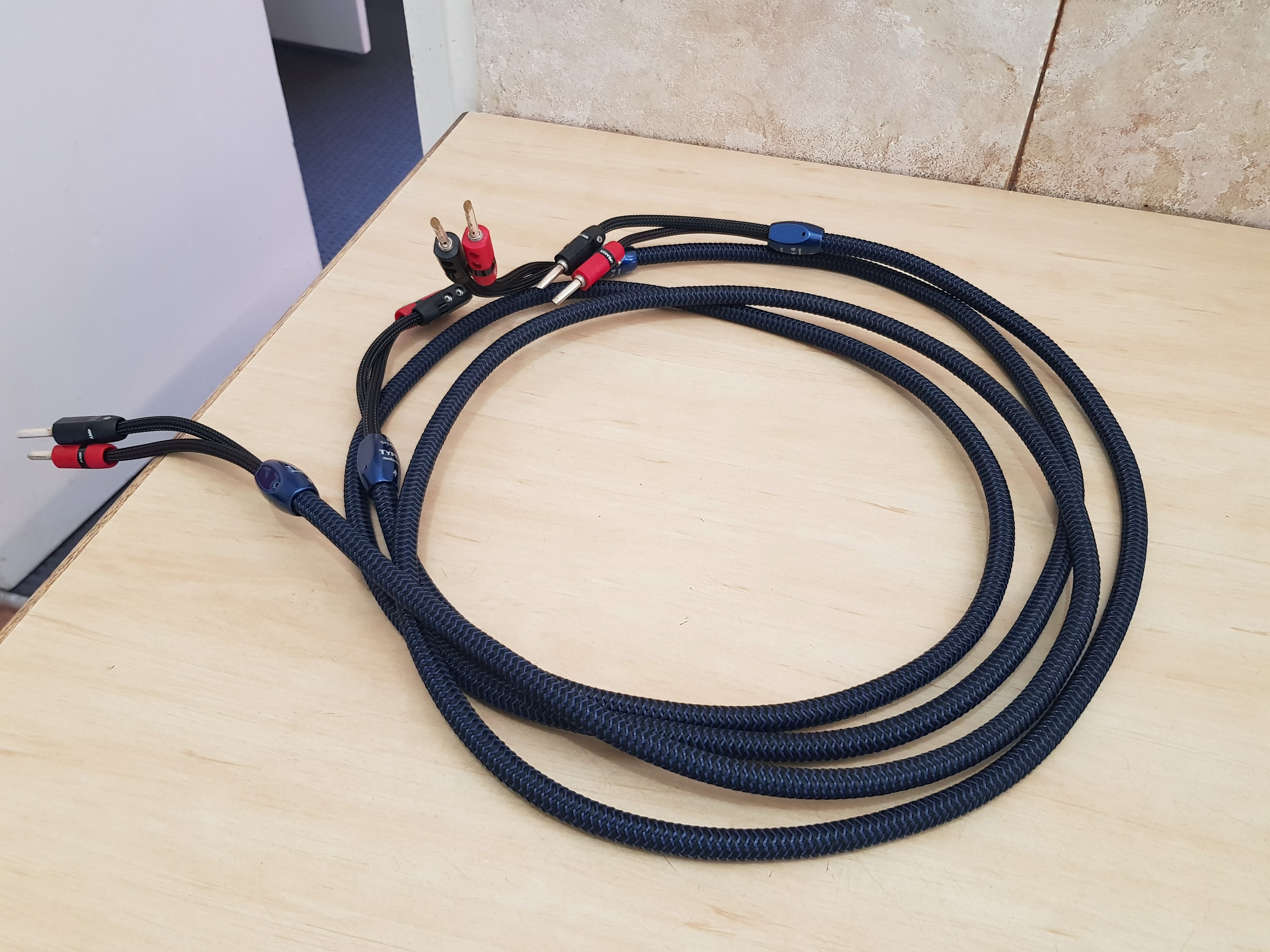 SOLD ELSEWHERE: AudioQuest Type 4 Star Quad Speaker Cables - (1.8 ...