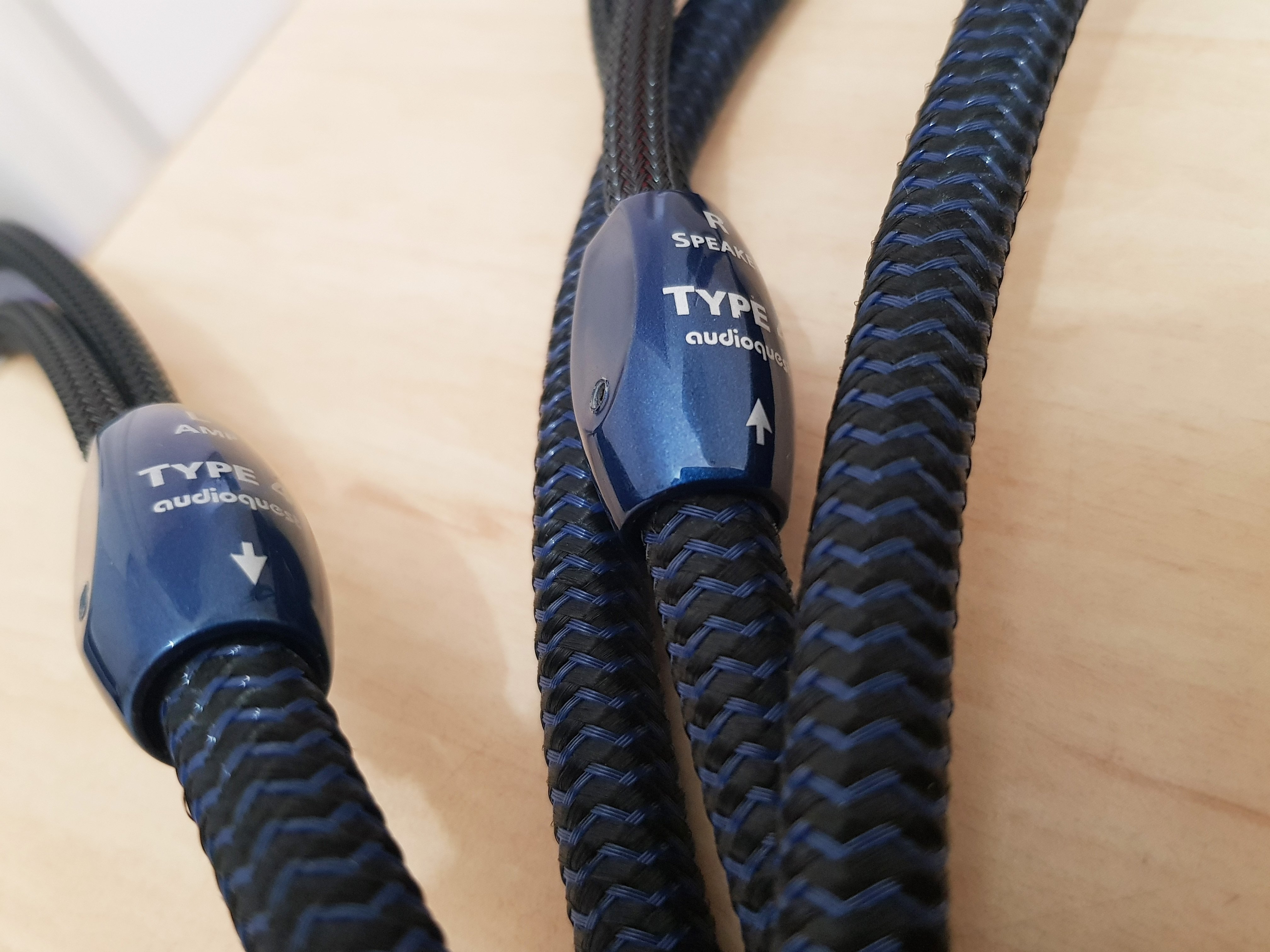 SOLD ELSEWHERE: AudioQuest Type 4 Star Quad Speaker Cables - (1.8 ...