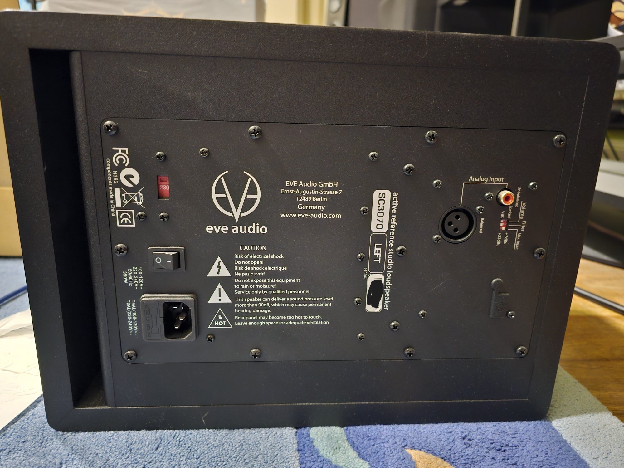 EVE Audio SC3070 Studio Monitors (pair) - Stereo, Home Cinema ...