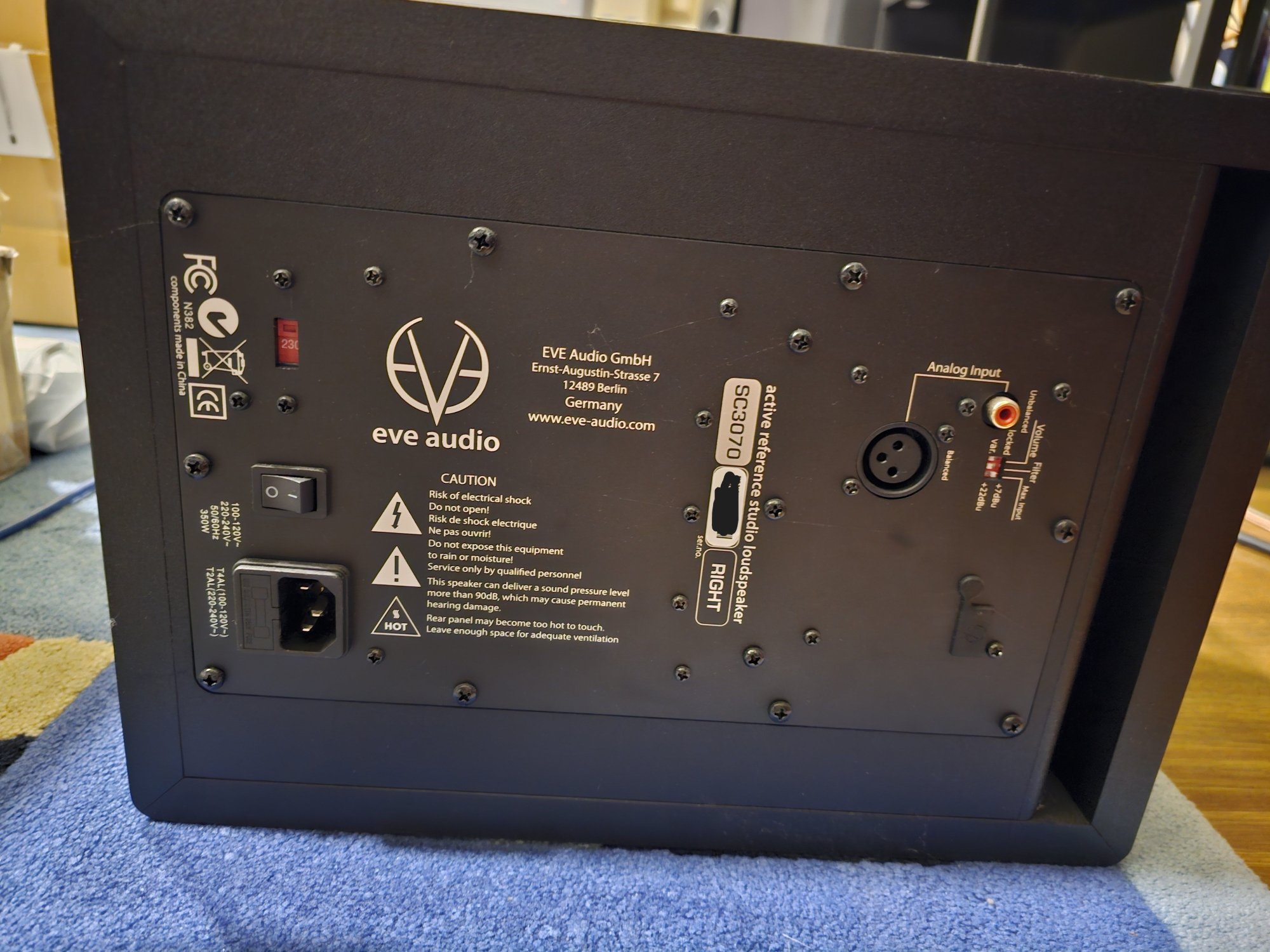 EVE Audio SC3070 Studio Monitors (pair) - Stereo, Home Cinema ...