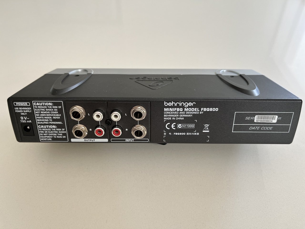 Behringer Mini FBQ 800 9 band equaliser. Inc ship - Stereo, Home Cinema ...