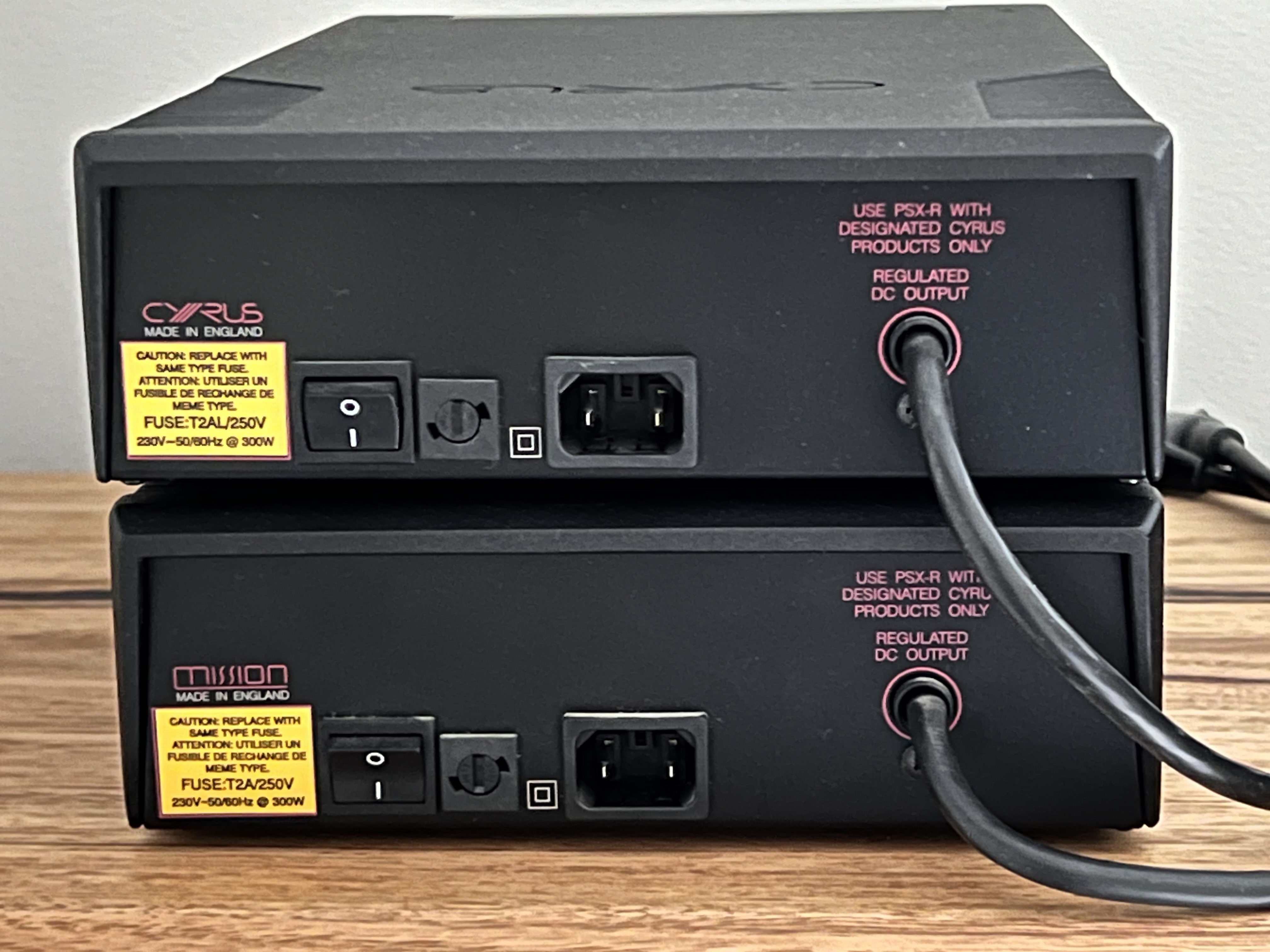 Cyrus PSX-R Power Supplies x 2 |﻿ Hi-Fi and Cinema Cables & Accessories