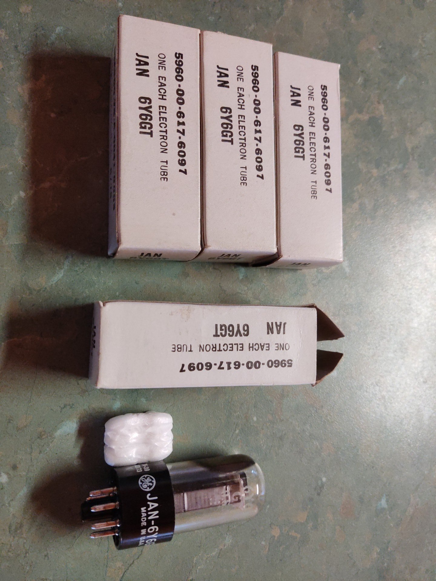 General Electric JAN 6Y6GT x 4 - Hi-Fi and Cinema Cables & Accessories ...