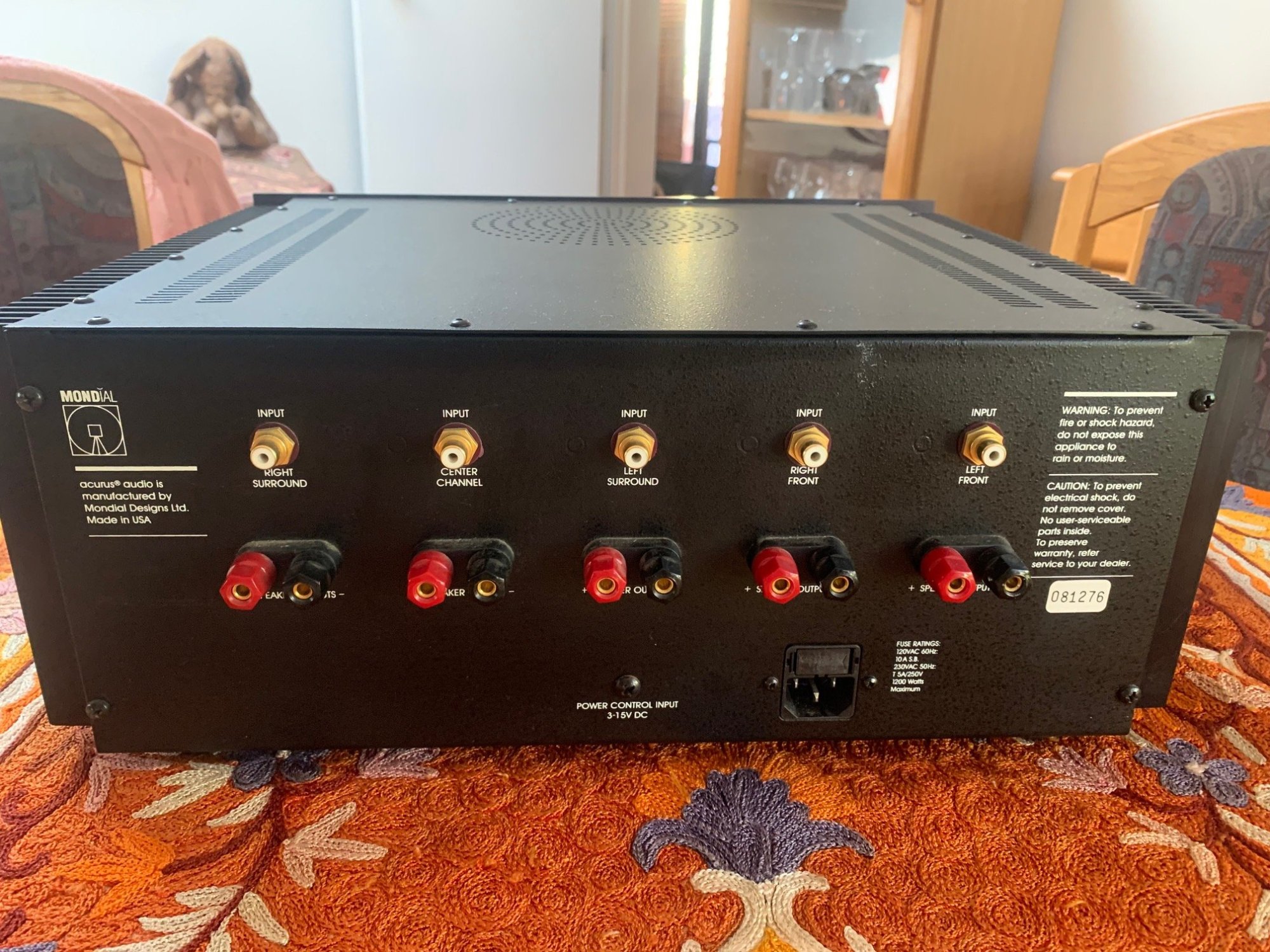 Acurus A125x5 Power Amplifier - Stereo, Home Cinema, Headphones Components - StereoNET