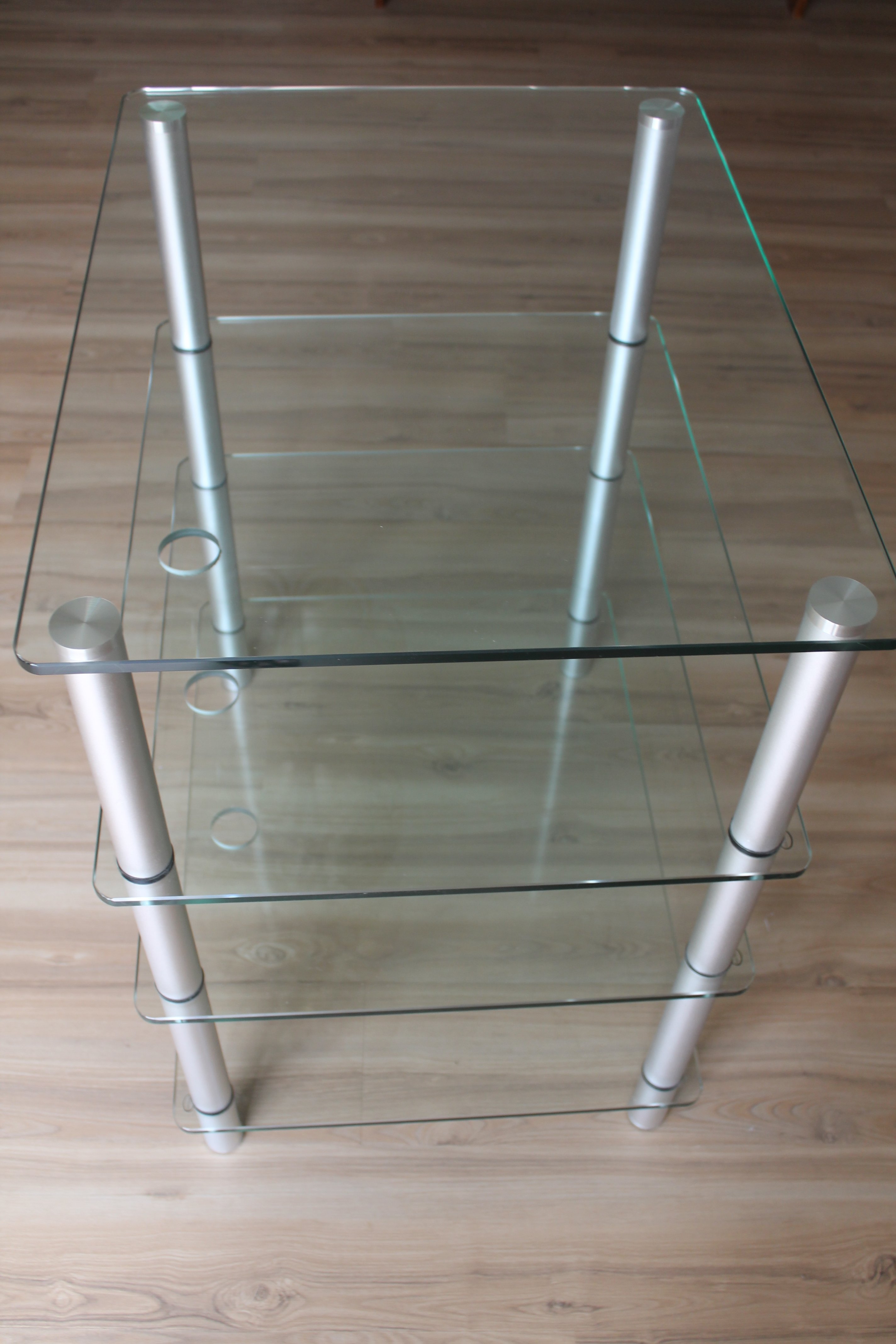 Glass Hi Fi Rack (4 Shelf) |﻿ Hi-Fi and Cinema Cables & Accessories