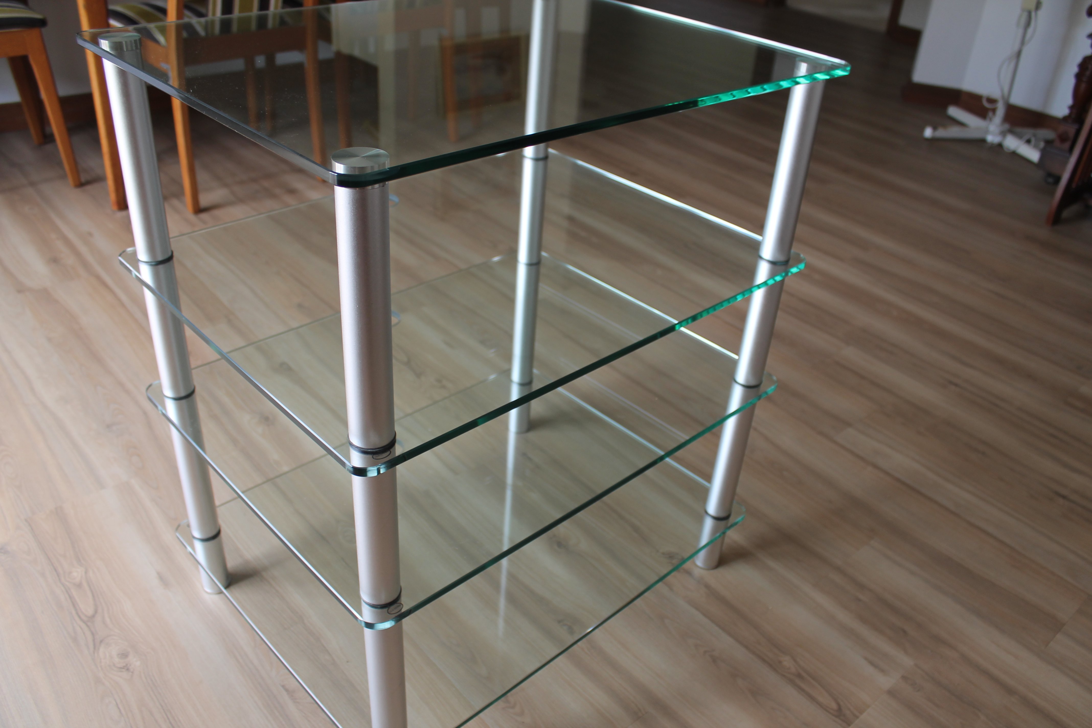 Glass Hi Fi Rack (4 Shelf) |﻿ Hi-Fi and Cinema Cables & Accessories