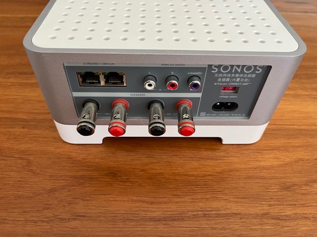 Sonos Connect Amplifier and Streamer |﻿ Stereo, Home Cinema, Headphones ...