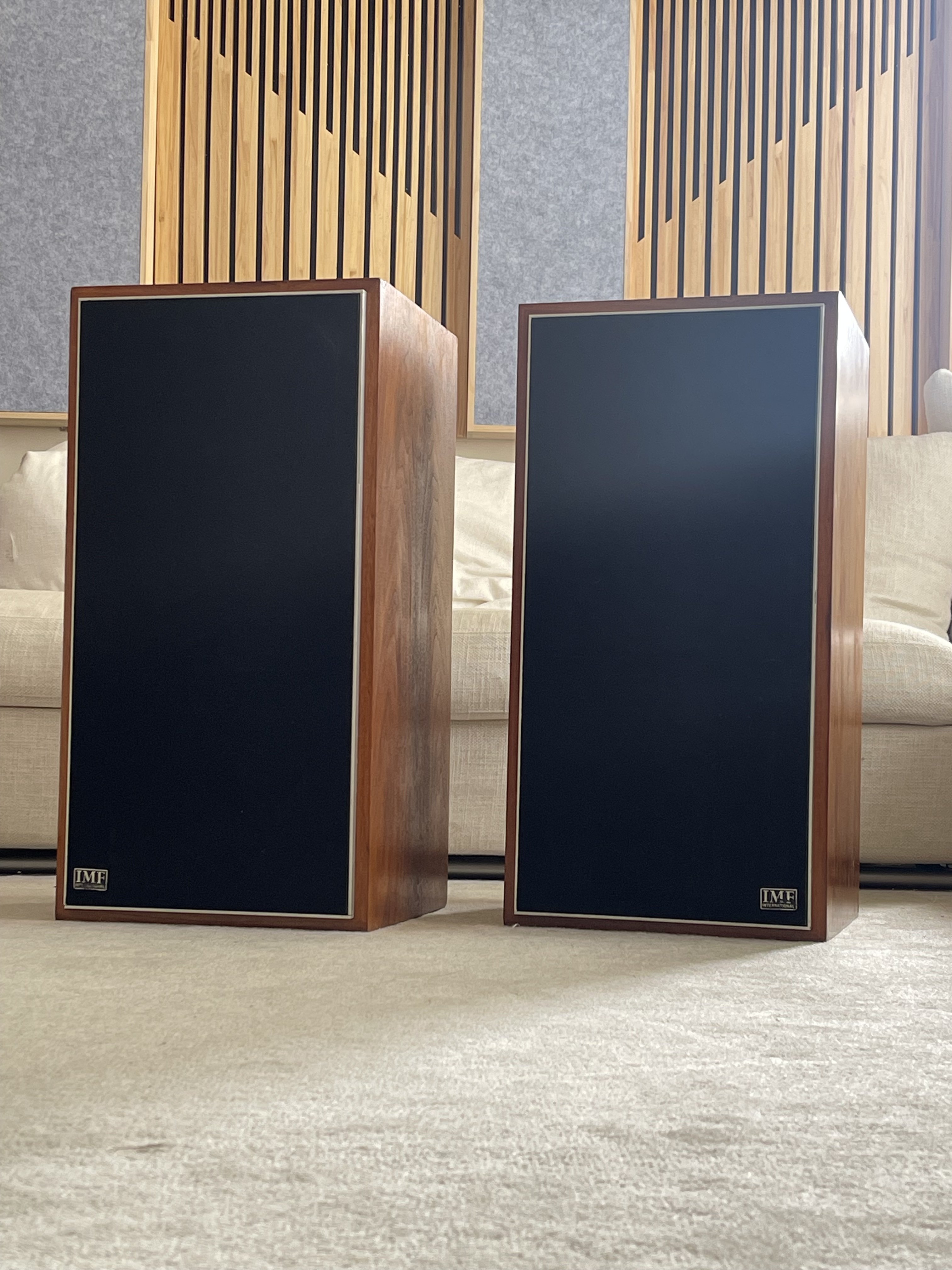 IMF Studio ALS-40ii Active Transmission Line Speaker Refurb - Stereo ...