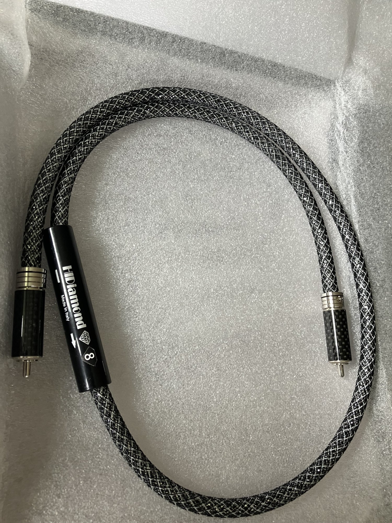 HiDiamond D8 1m RCA signal cable - Hi-Fi and Cinema Cables ...