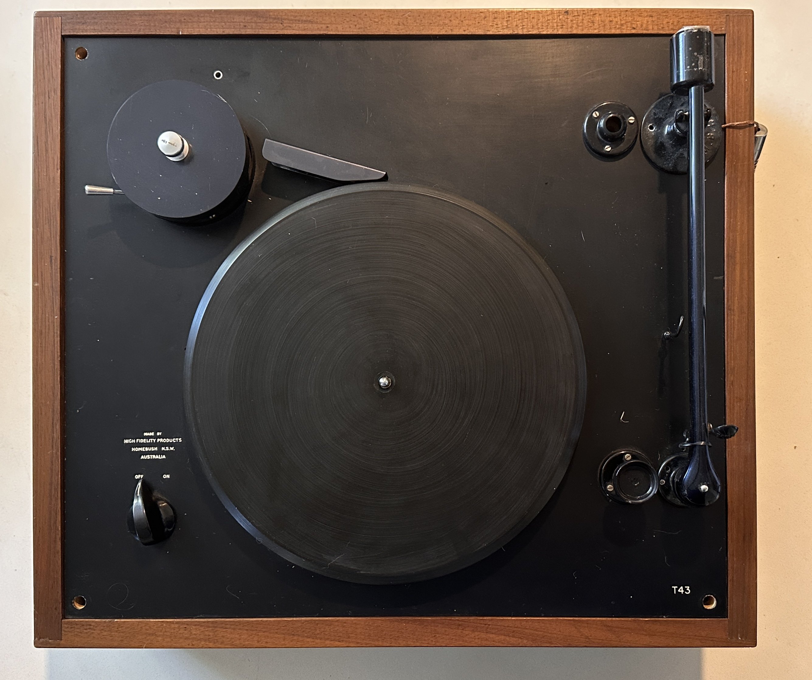High Fidelty Products Turntable - history? - Turntables, Record Players ...