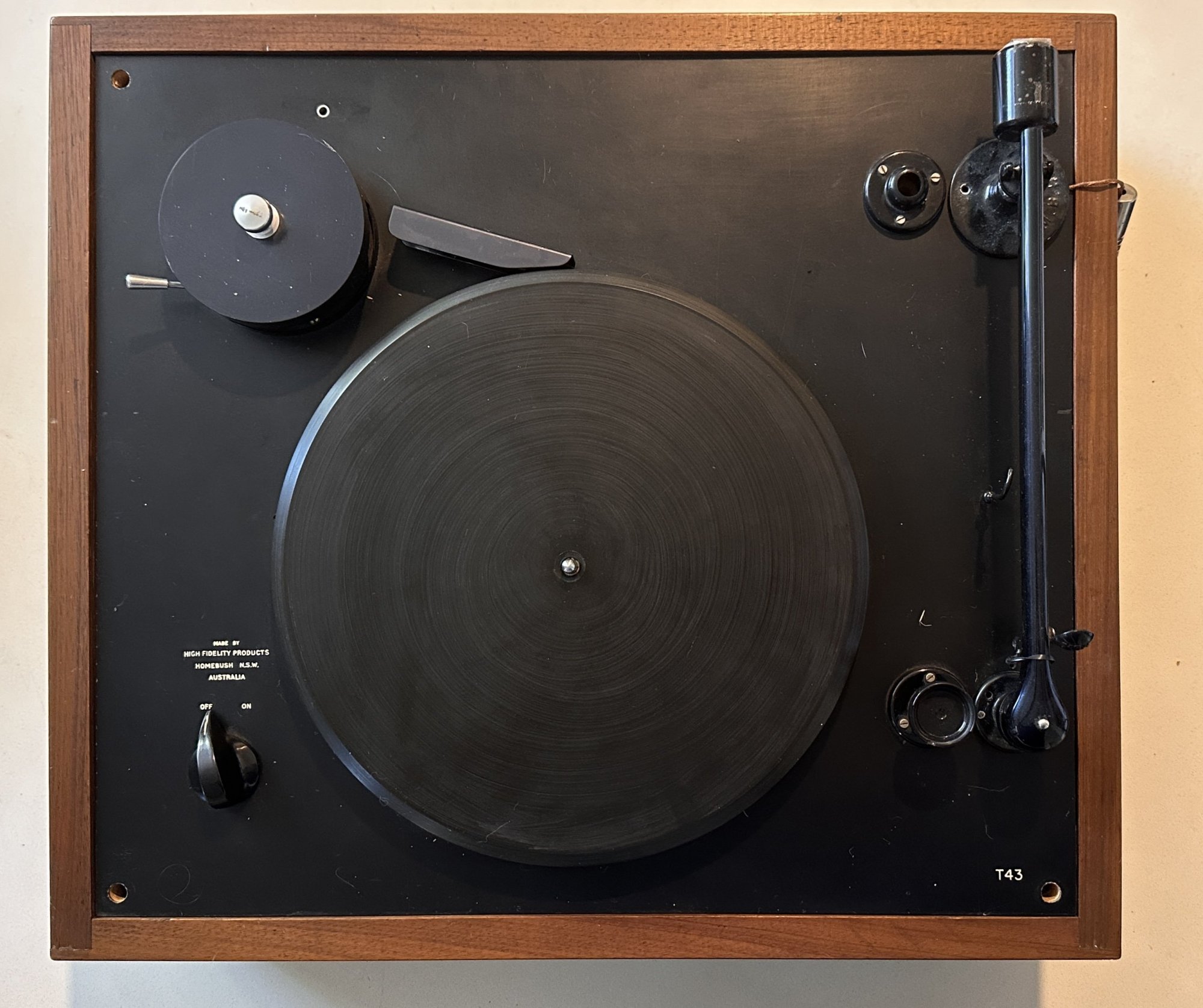 High Fidelty Products Turntable - history? - Turntables, Record Players ...
