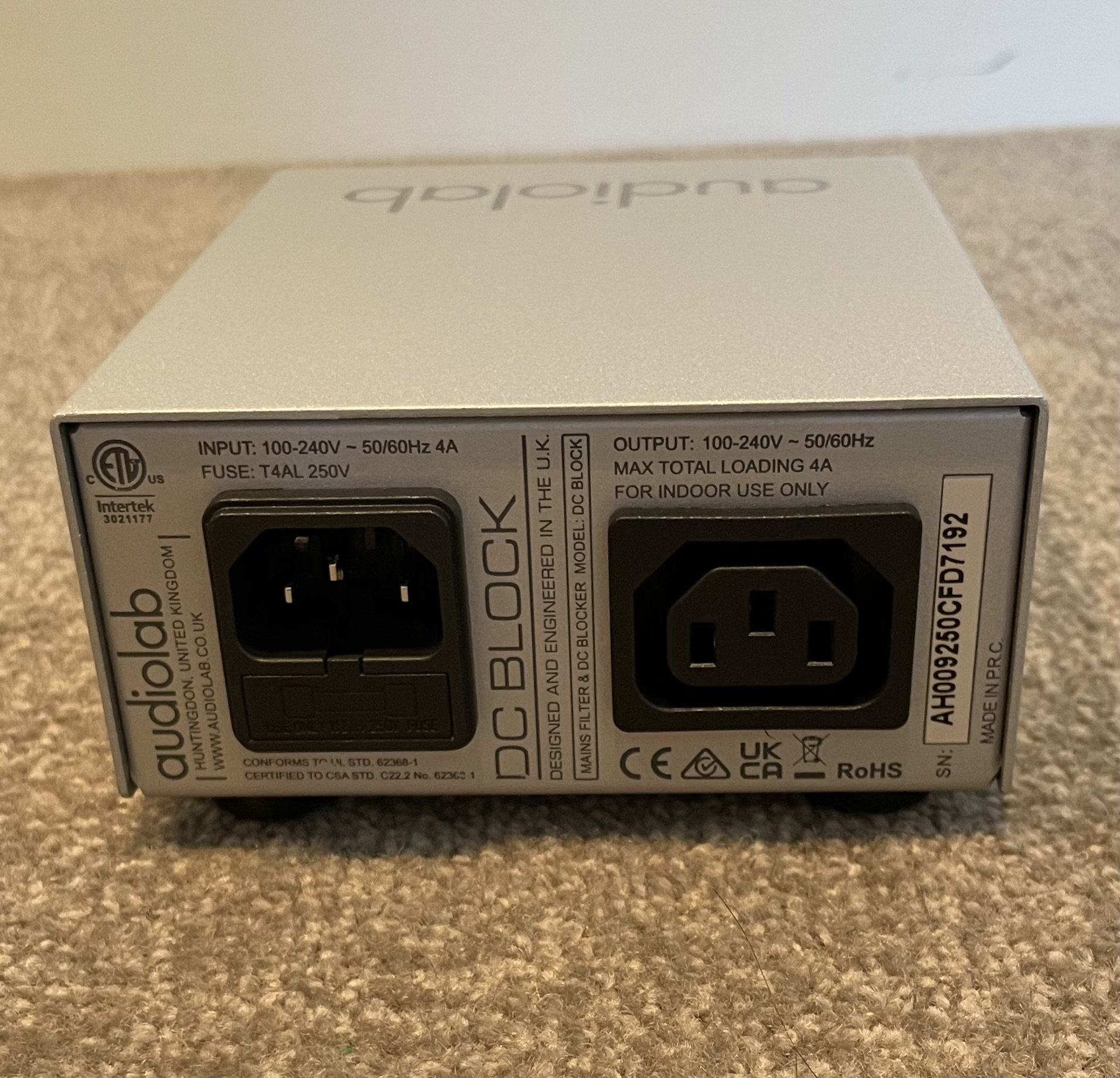 Audiolab DC Blocker - Hi-Fi and Cinema Cables & Accessories - StereoNET