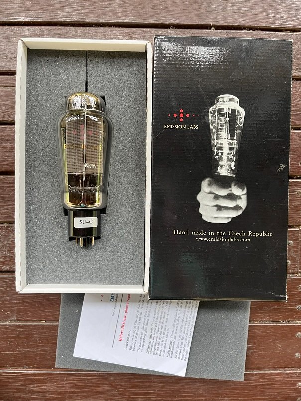 Emission Labs 5U4G (5U4G 5Z3) MESH PLATE tube - Hi-Fi and Cinema Cables ...