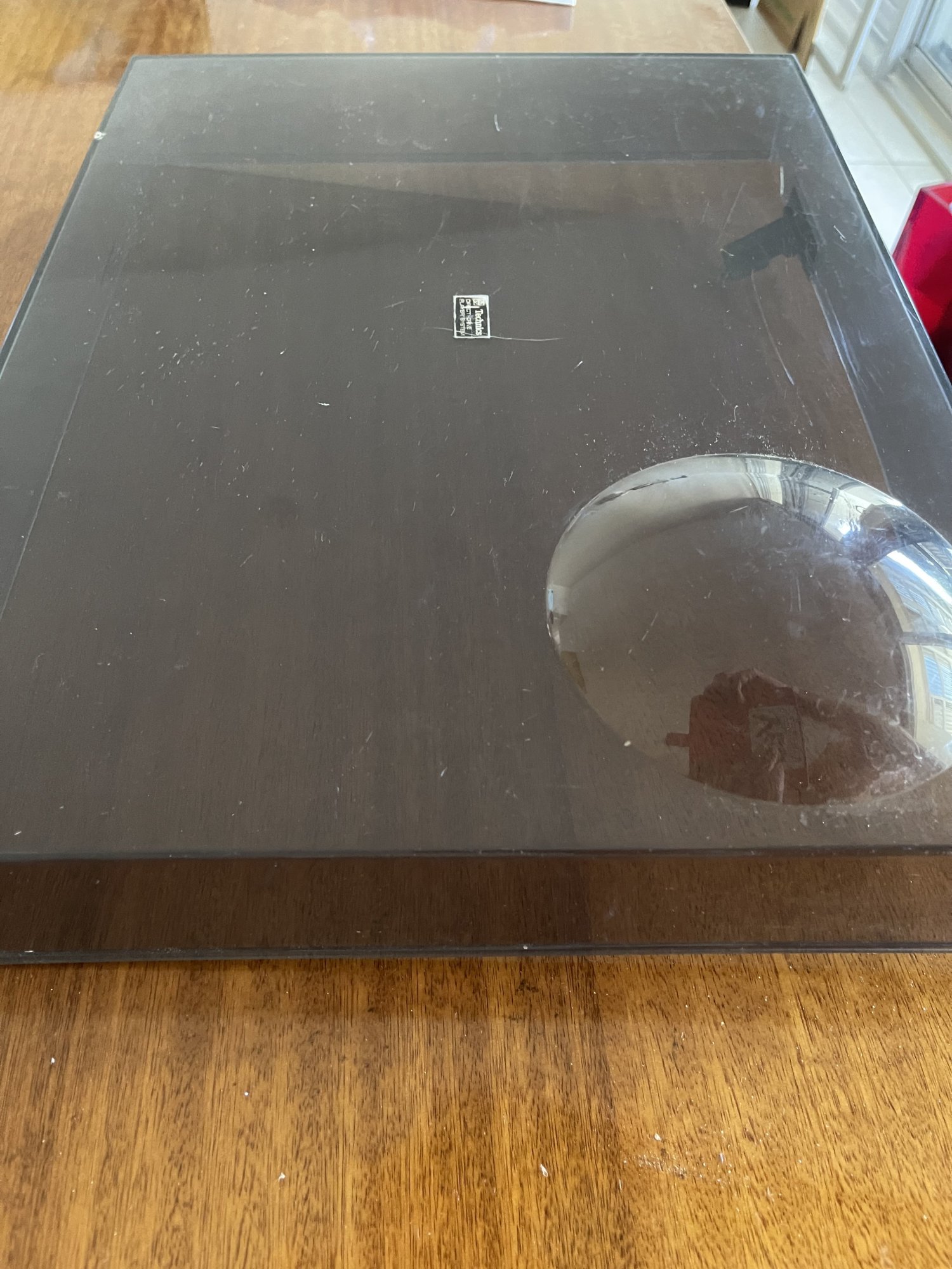 Technics turntable lid with hinges - Hi-Fi and Cinema Cables ...