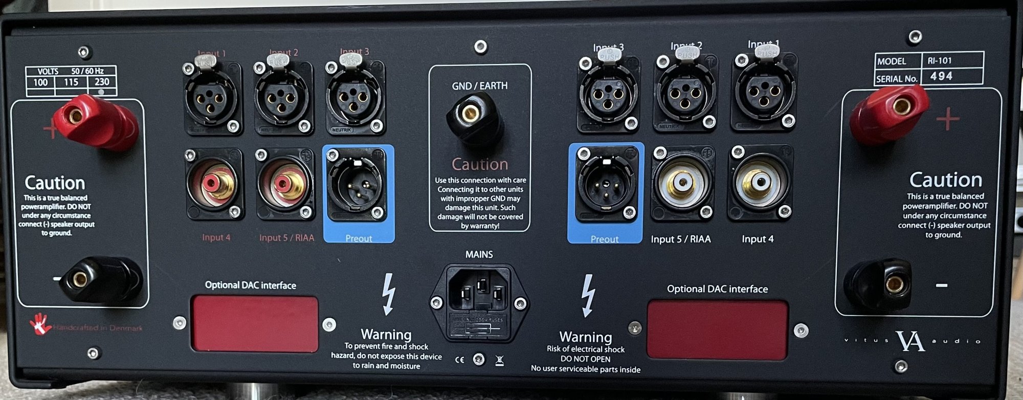 Vitus RI-101 Integrated Amplifier - Stereo, Home Cinema, Headphones ...