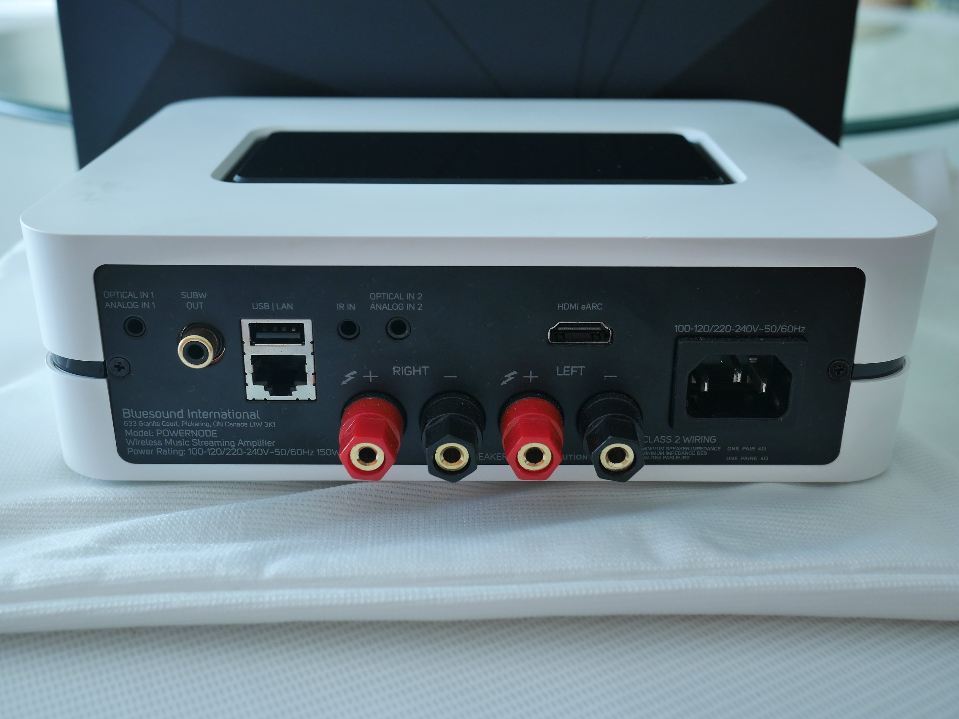 SOLD ELSEWHERE: White Bluesound Powernode N330 All-In-One Streaming Amp ...