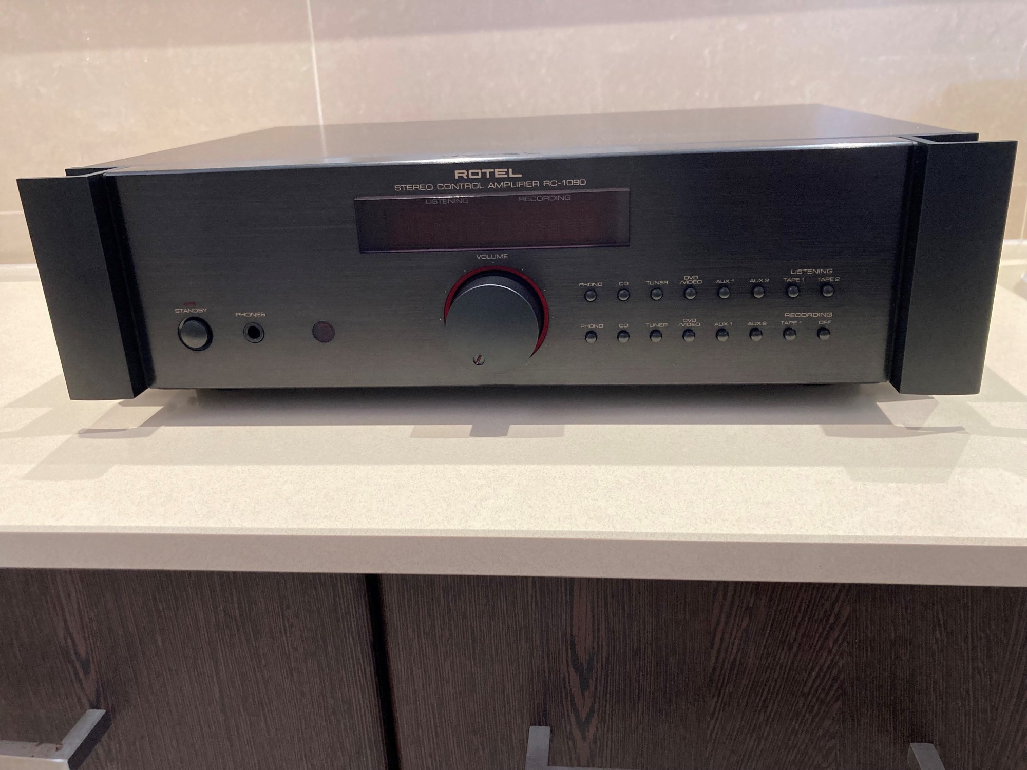 Rotel RC-1090 preamplifier - Black - Stereo, Home Cinema, Headphones ...