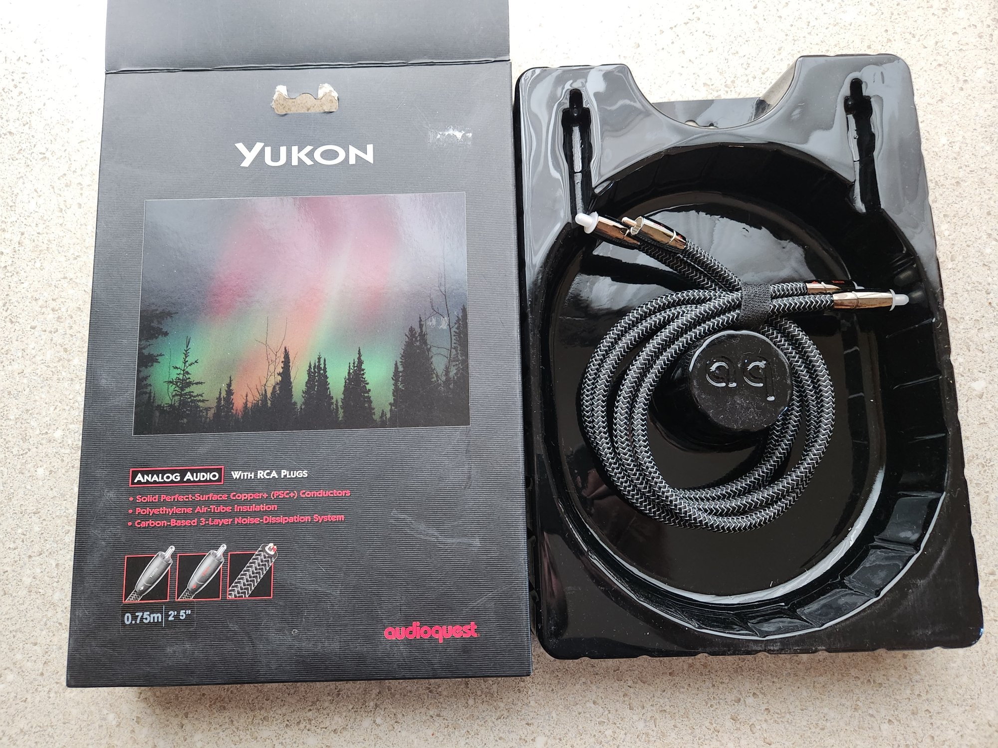 0.75m AudioQuest Yukon RCA Set - Brand new in box |﻿ Hi-Fi and Cinema ...
