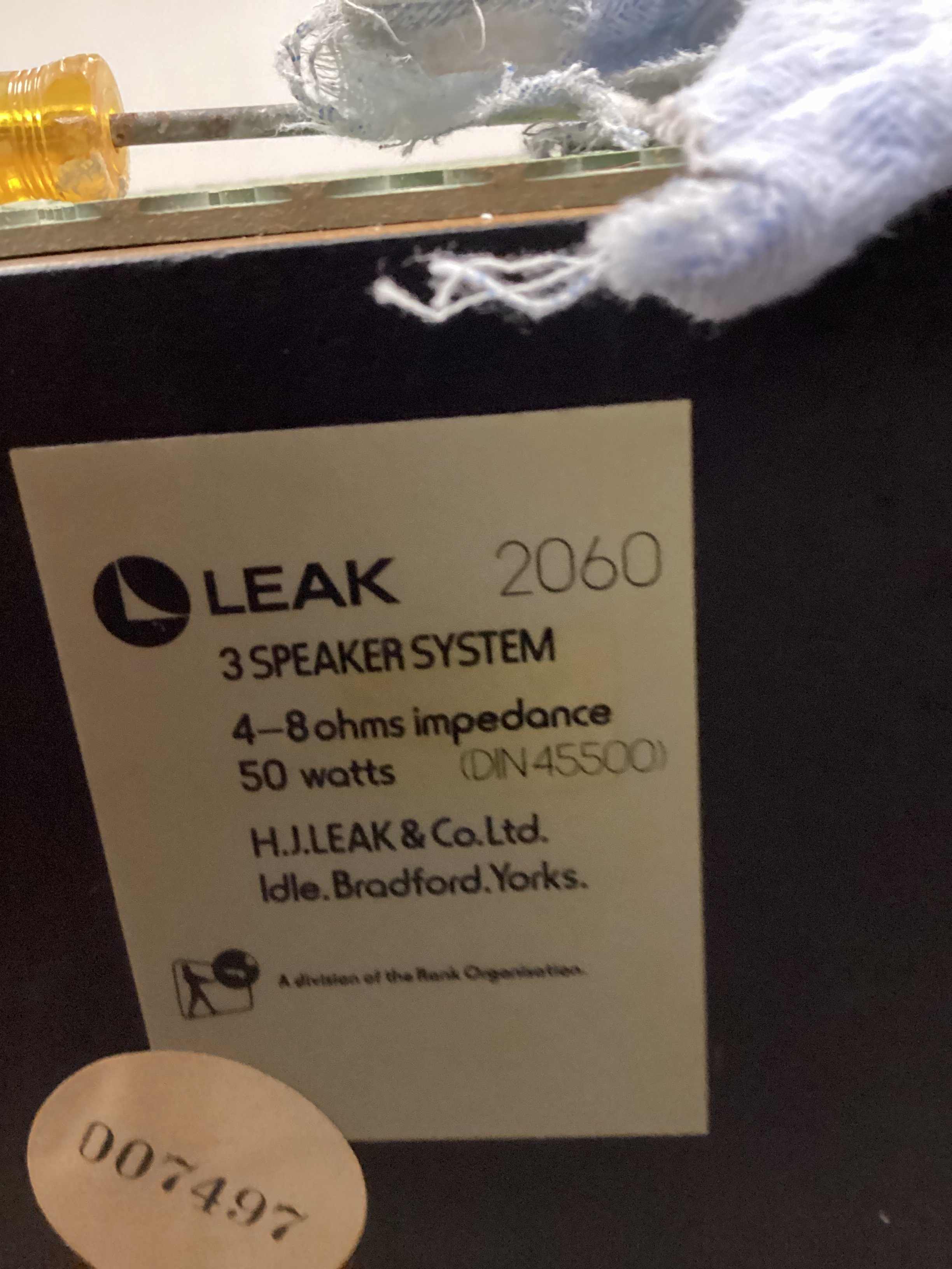 Leak 2060 3-way speaker pair - Stereo, Home Cinema, Headphones ...