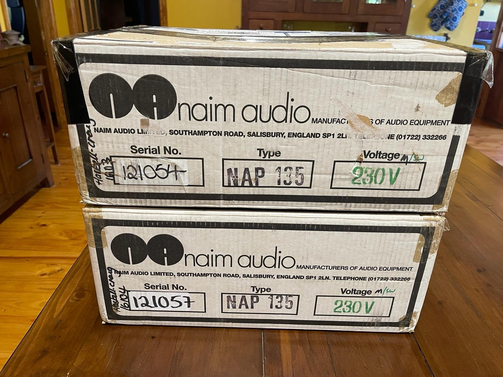 Naim Audio NAP 135 Mono power amplifiers - Stereo, Home Cinema ...