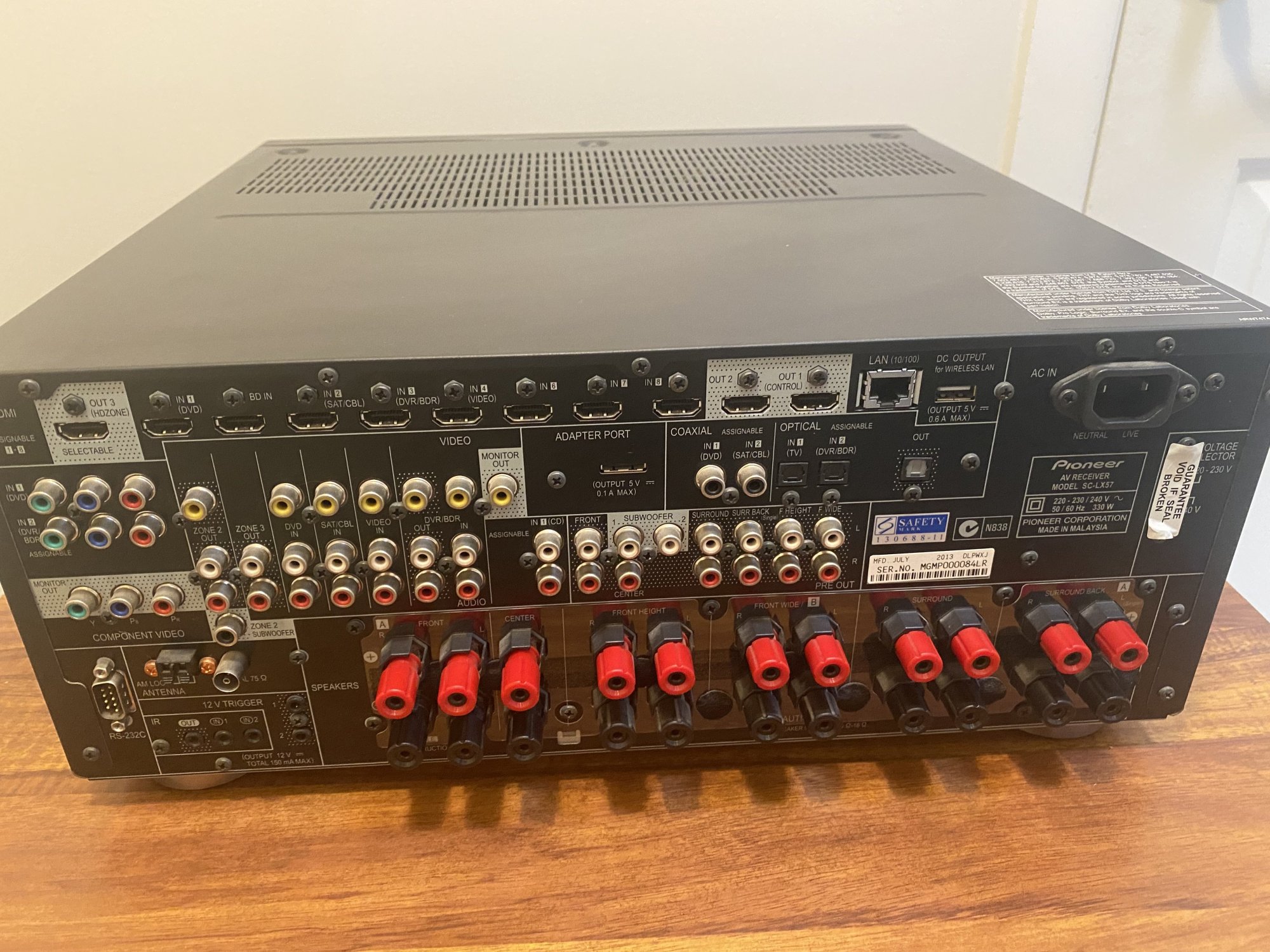 SOLD ELSEWHERE: Pioneer SC LX 57 9.2 Channel receiver |﻿ Stereo, Home Cinema, Headphones Components