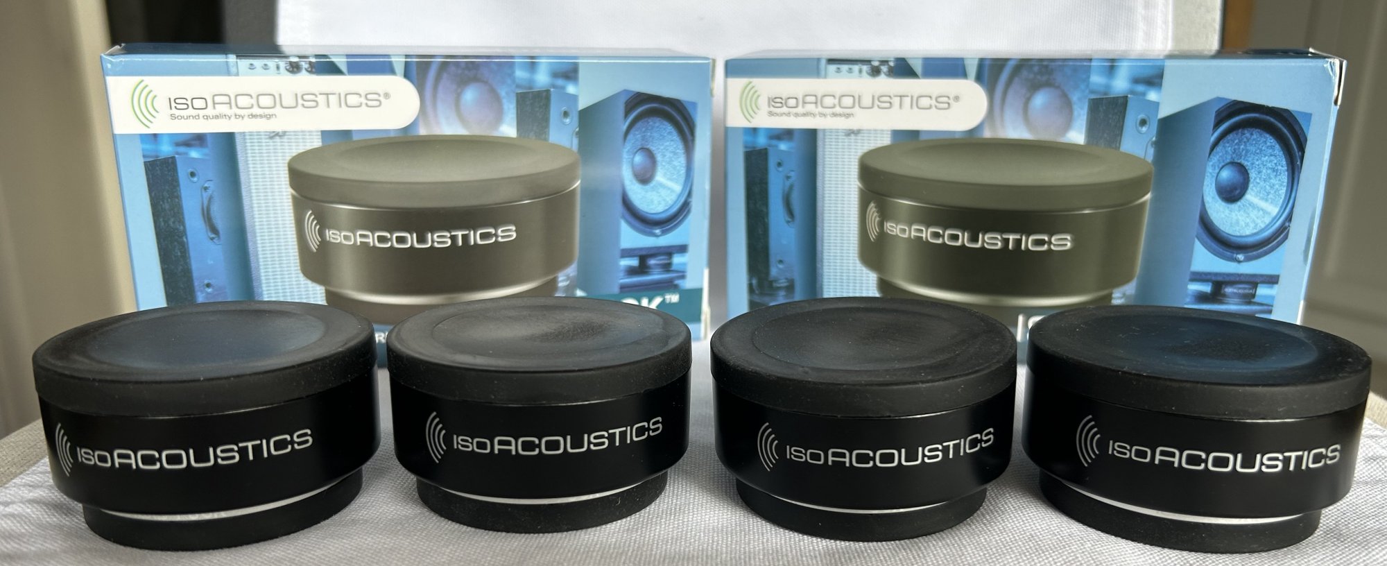 IsoAcoustics ISO-Pucks (2 Boxes) - Hi-Fi and Cinema Cables ...