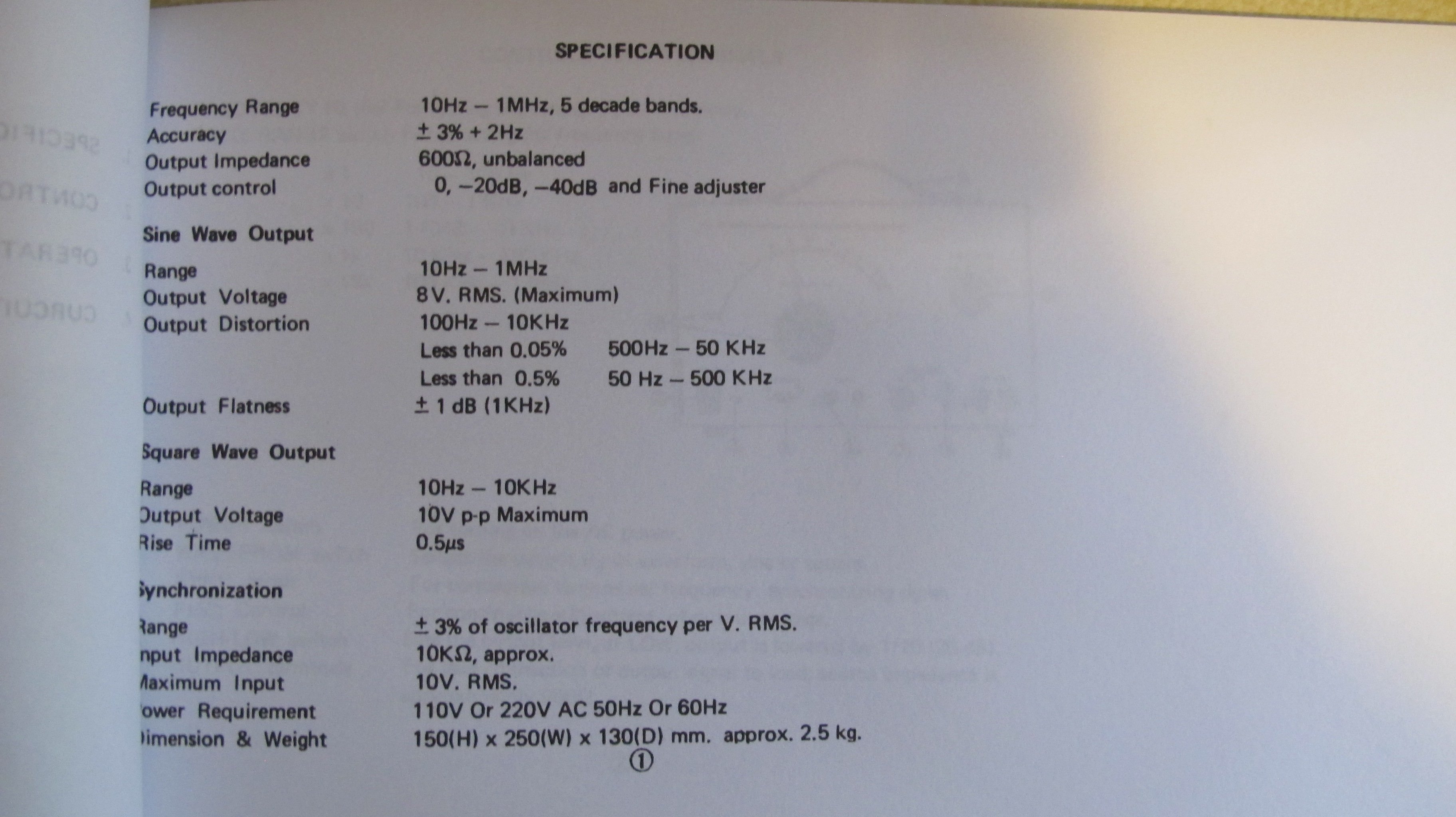 LOADSTAR AUDIO GENERATOR AG-2601A - Hi-Fi and Cinema Cables ...