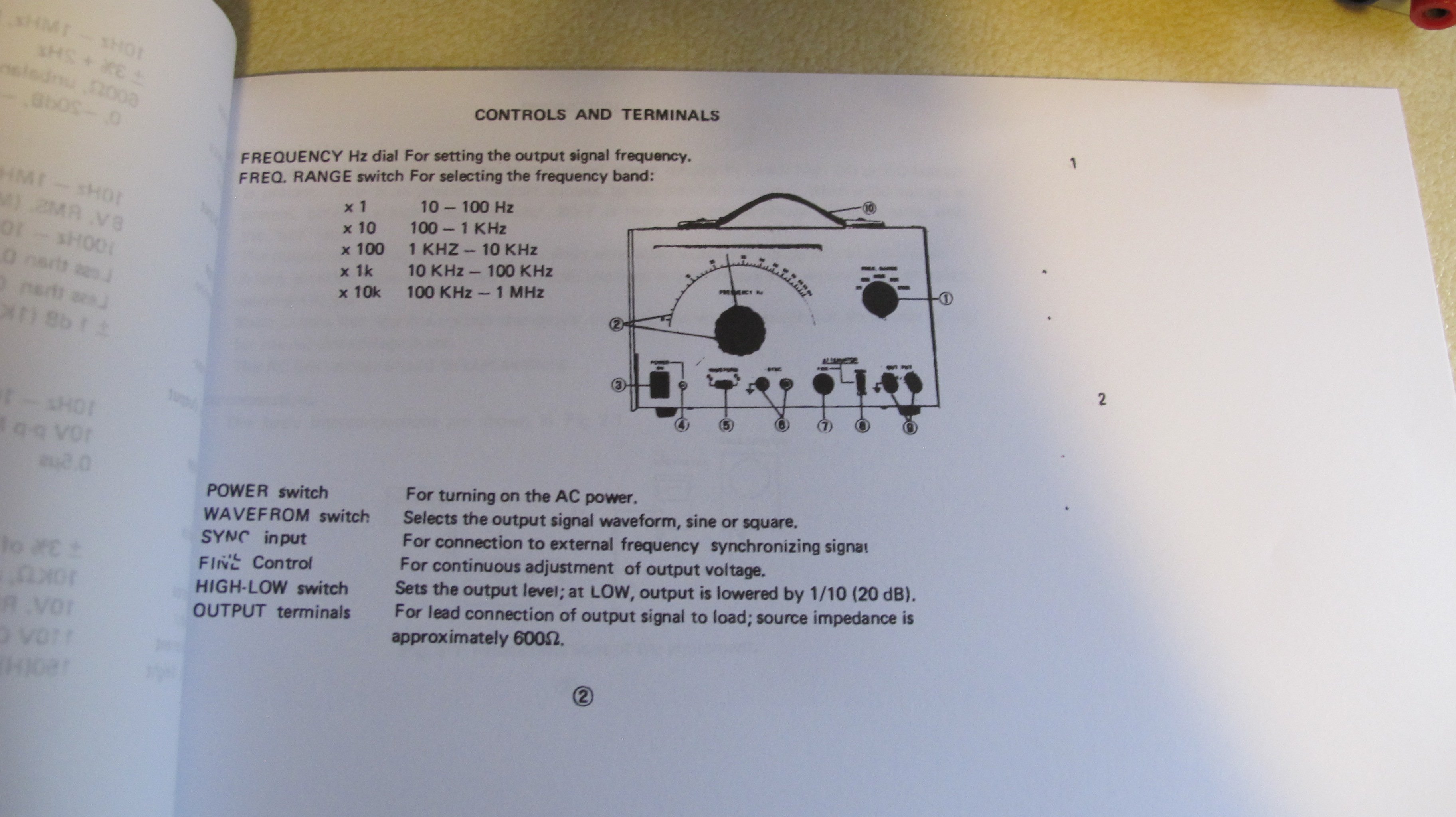 LOADSTAR AUDIO GENERATOR AG-2601A - Hi-Fi and Cinema Cables ...
