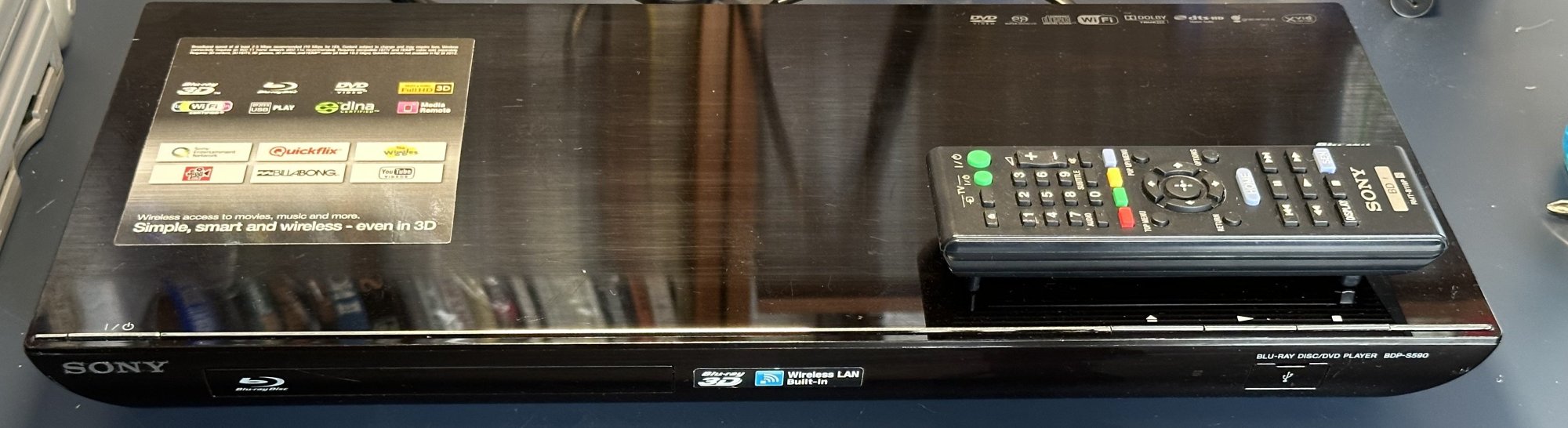 Sony BDP-590 Blu Ray player SACD rip capable - Stereo, Home Cinema ...