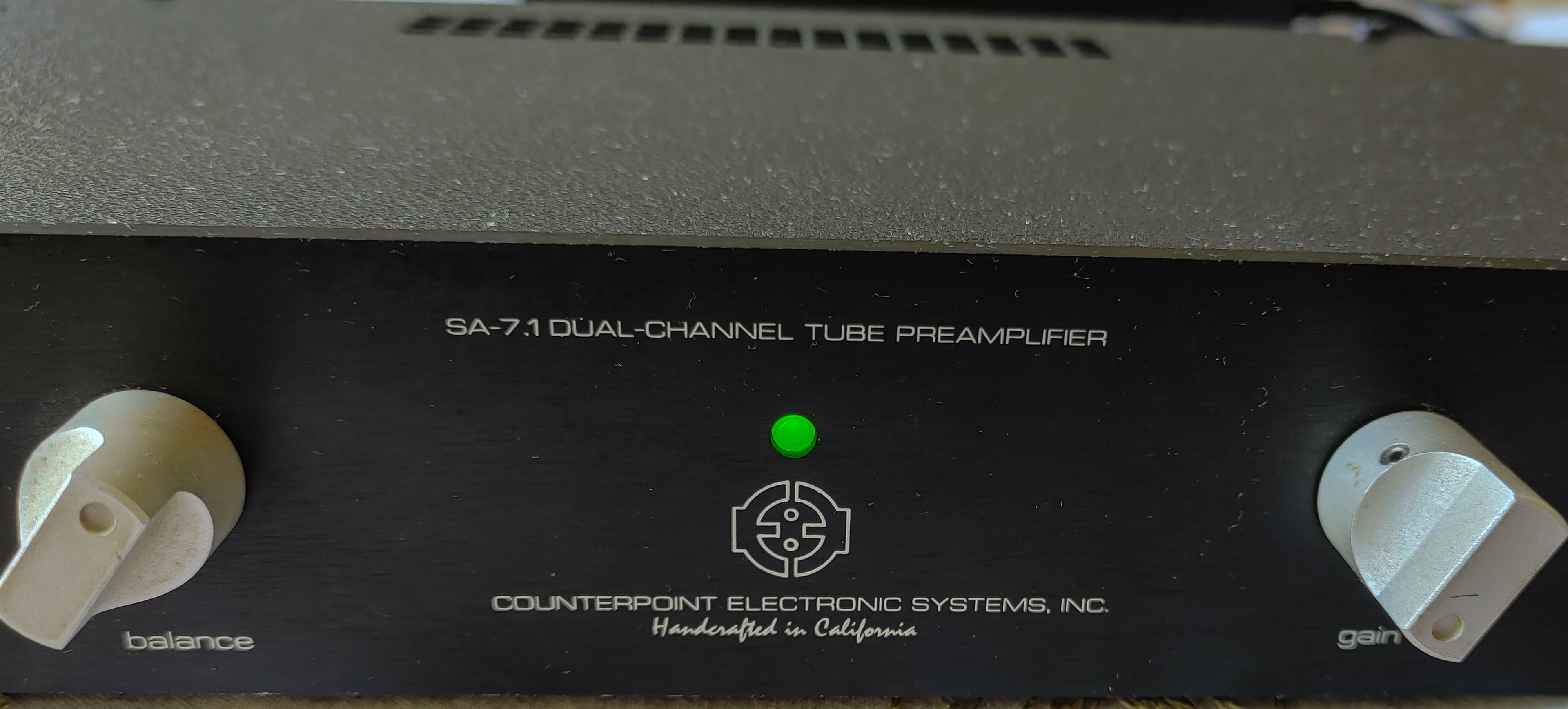 Counterpoint SA-7.1 Dual Channel Tube Preamp |﻿ Stereo, Home Cinema ...