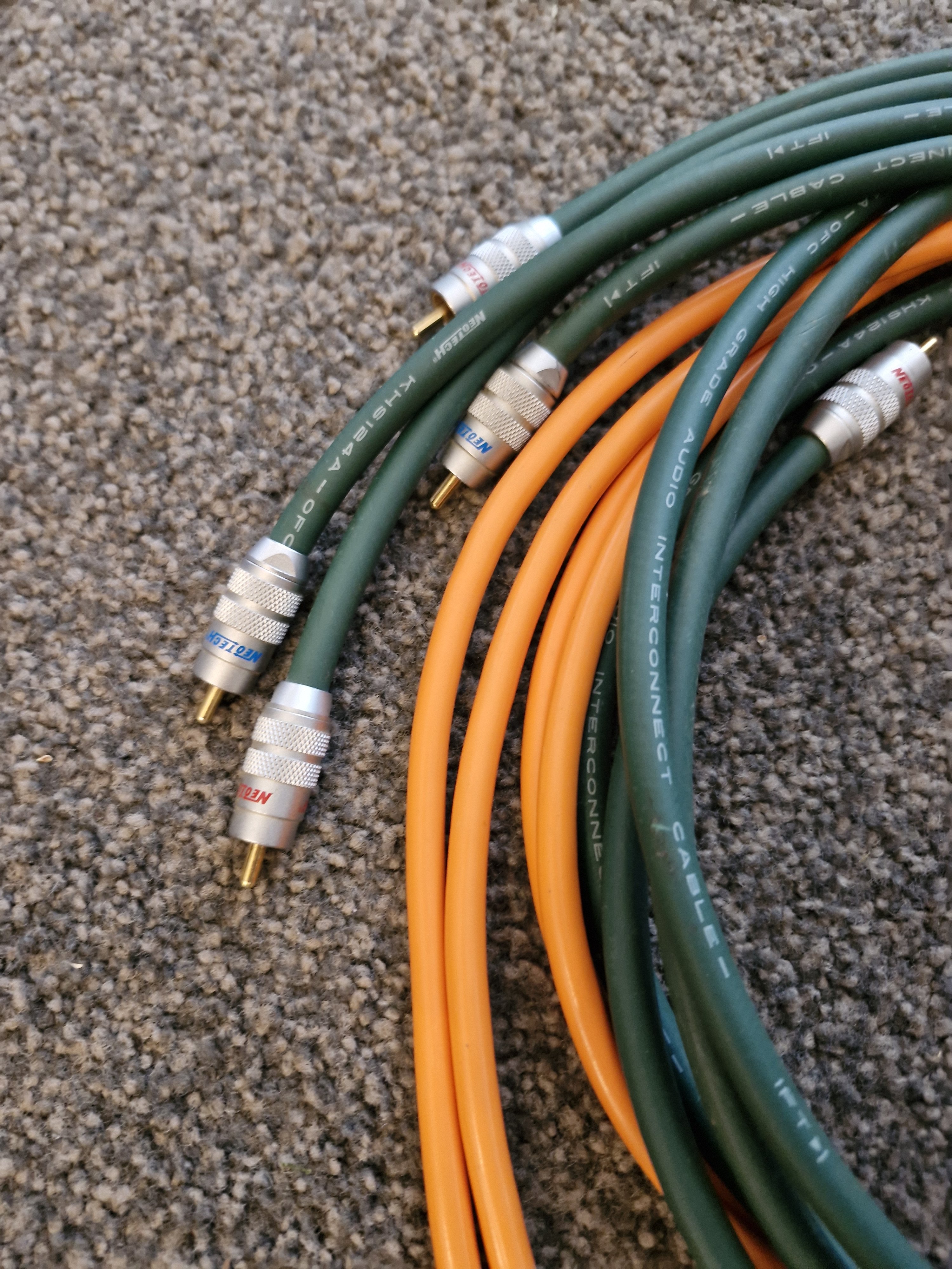 5 pairs of 1.5m interconnects rca type |﻿ Hi-Fi and Cinema Cables ...