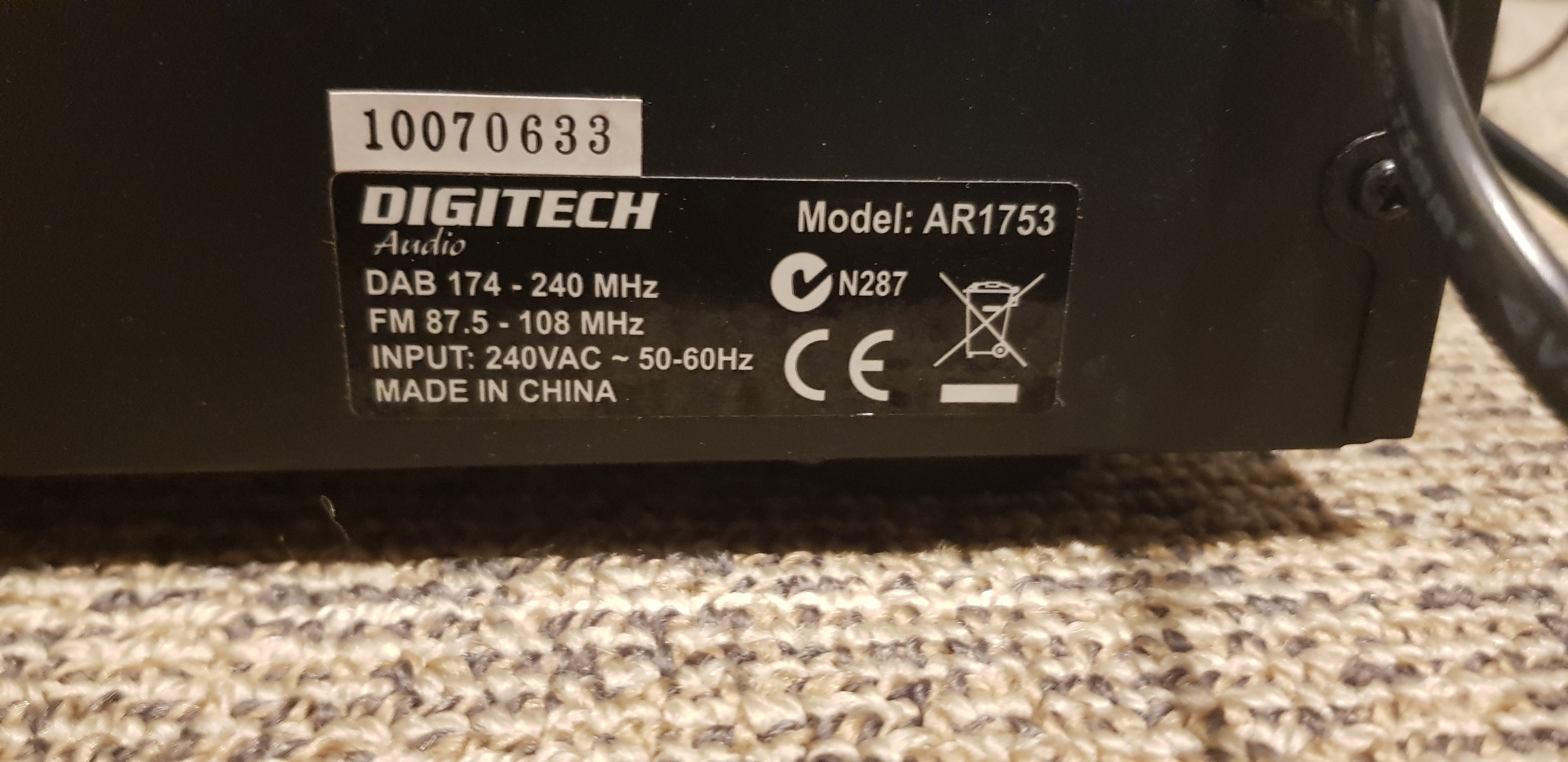 DIGITECH DAB+/FM TUNER - Stereo, Home Cinema, Headphones Components ...