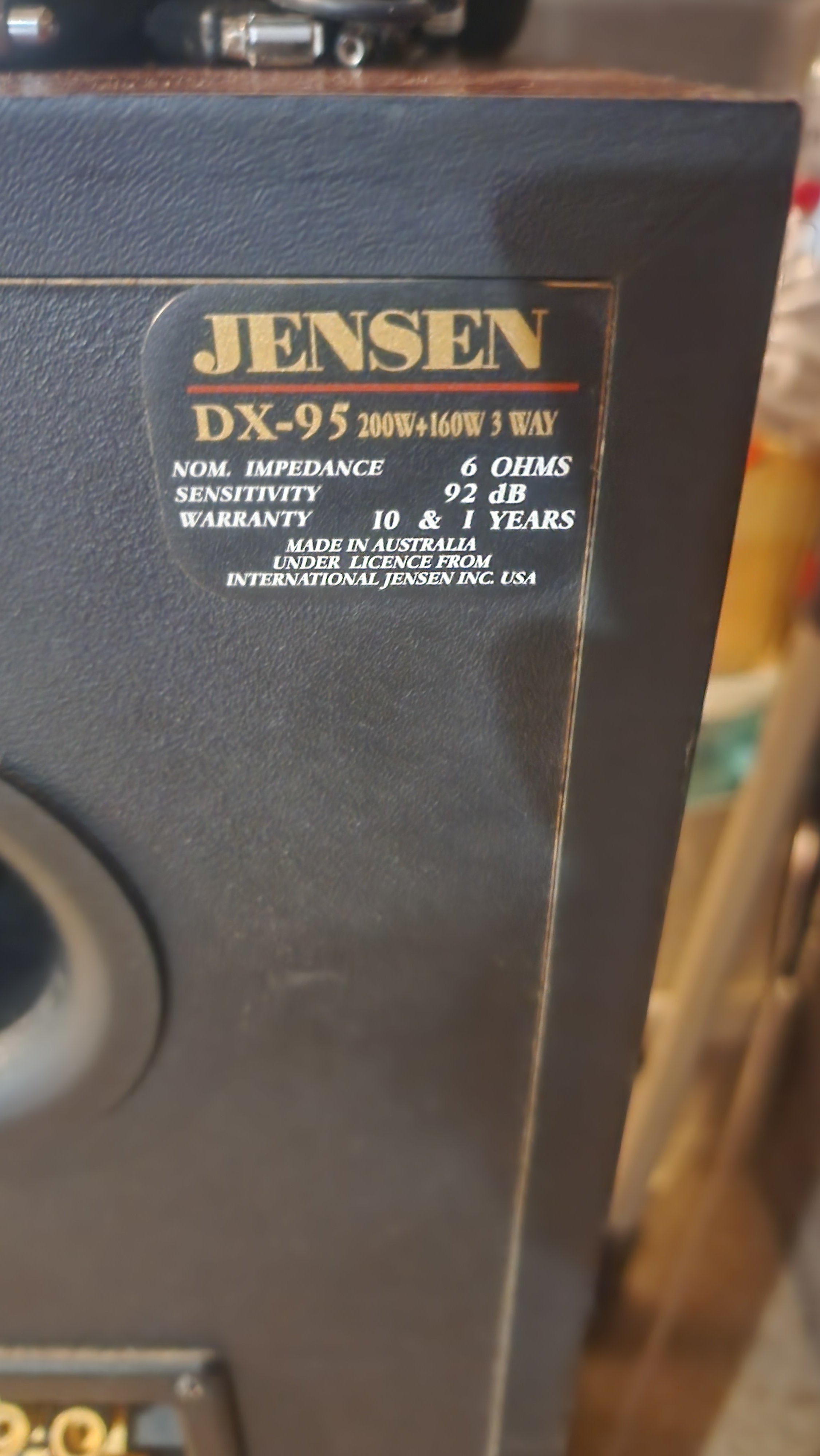 Speaker mod and wiring. Jenson DX 95 - General Hi-Fi & Beginners Discussion - StereoNET