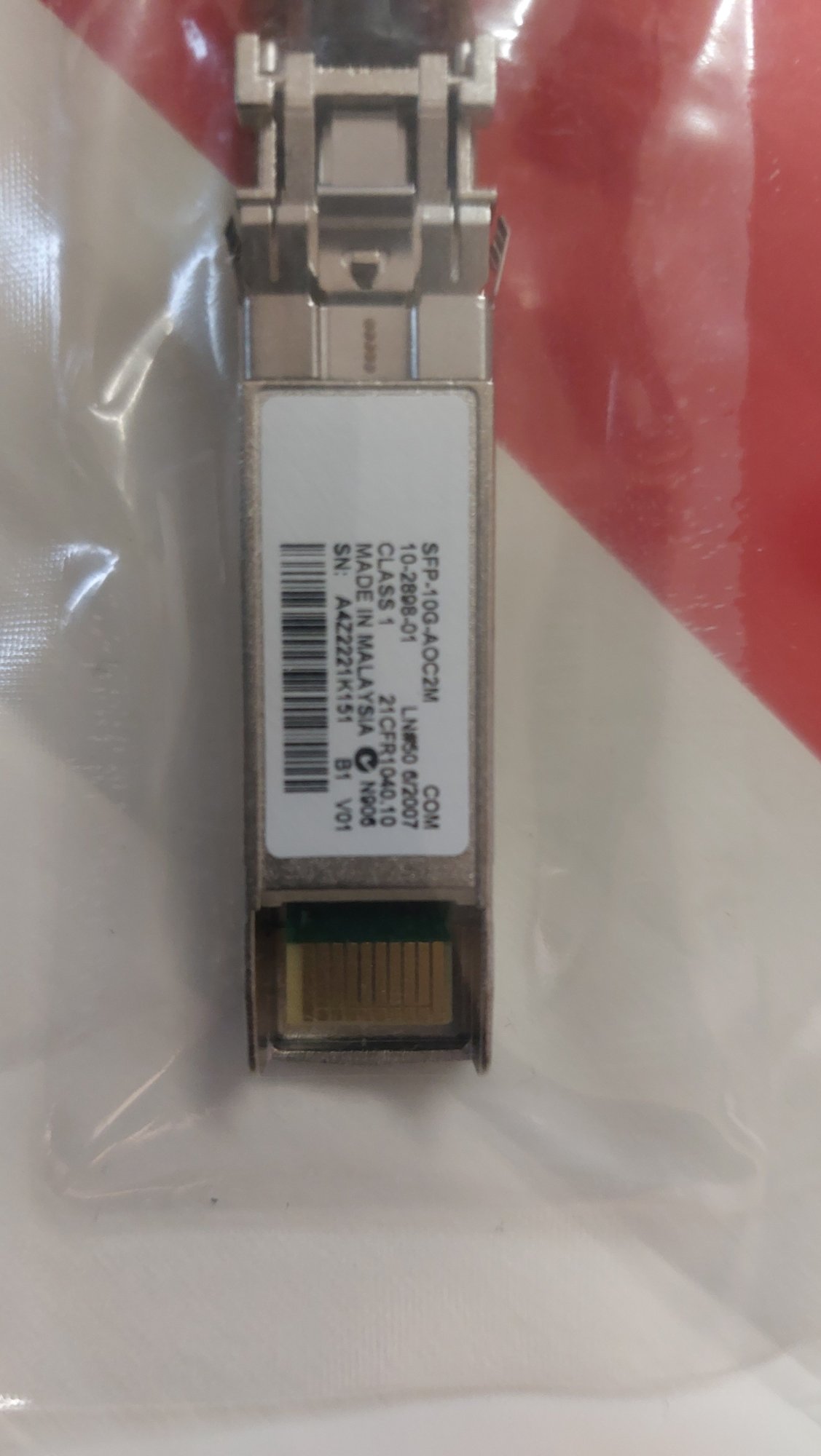 genuine SFP+ CISCO AOC SFP-10G-AOC2M CABLE - Hi-Fi and Cinema Cables & Accessories - StereoNET