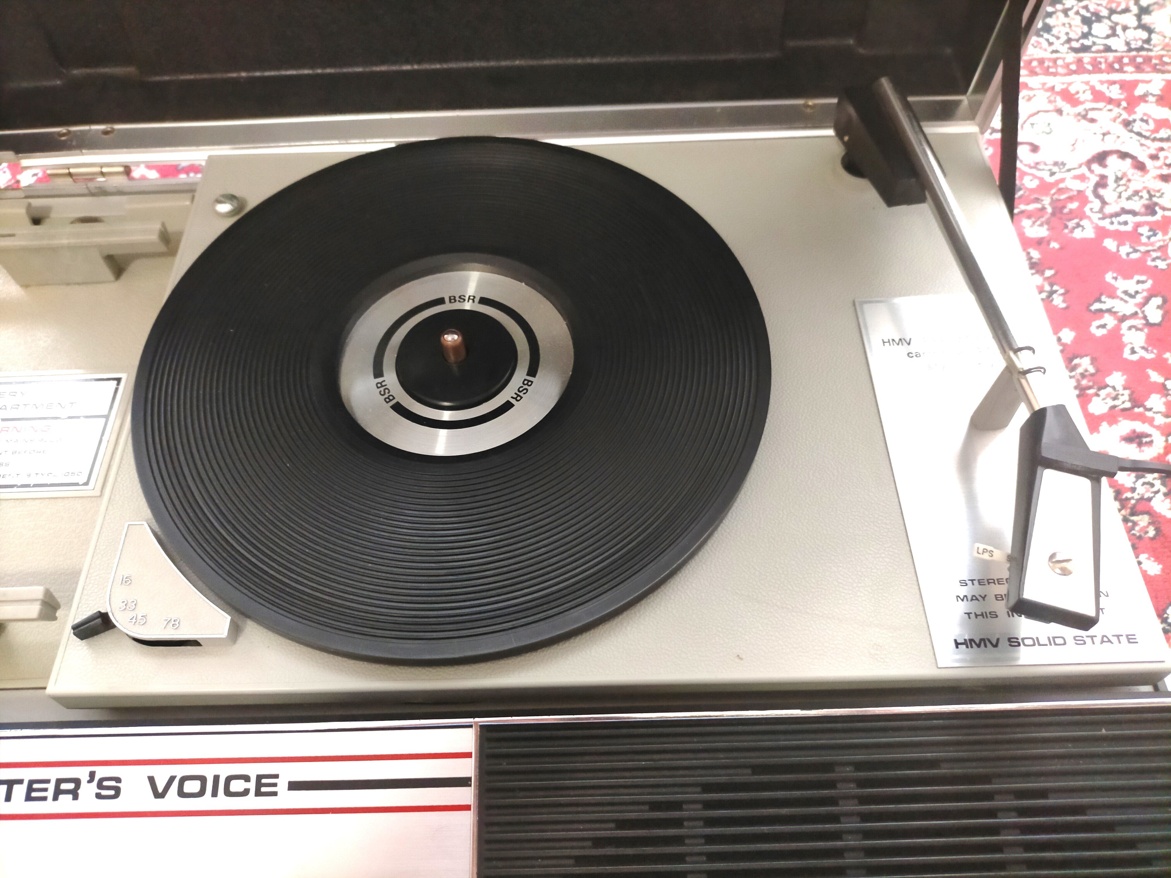 TAKEN: FREE:HMV Solid State Vintage Record Player - Pay it Forward ...