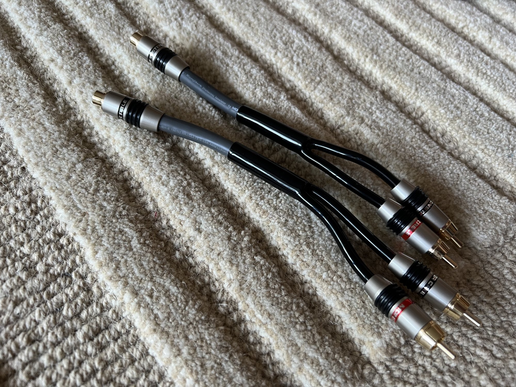 Monster Cable Y cables for subs, etcs |﻿ Hi-Fi and Cinema Cables ...