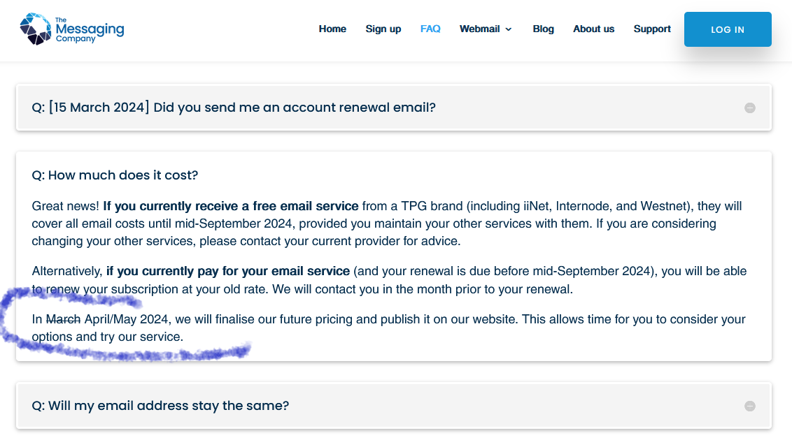 iiNet handing off email service to "The Messaging Company" |﻿ Computers ...