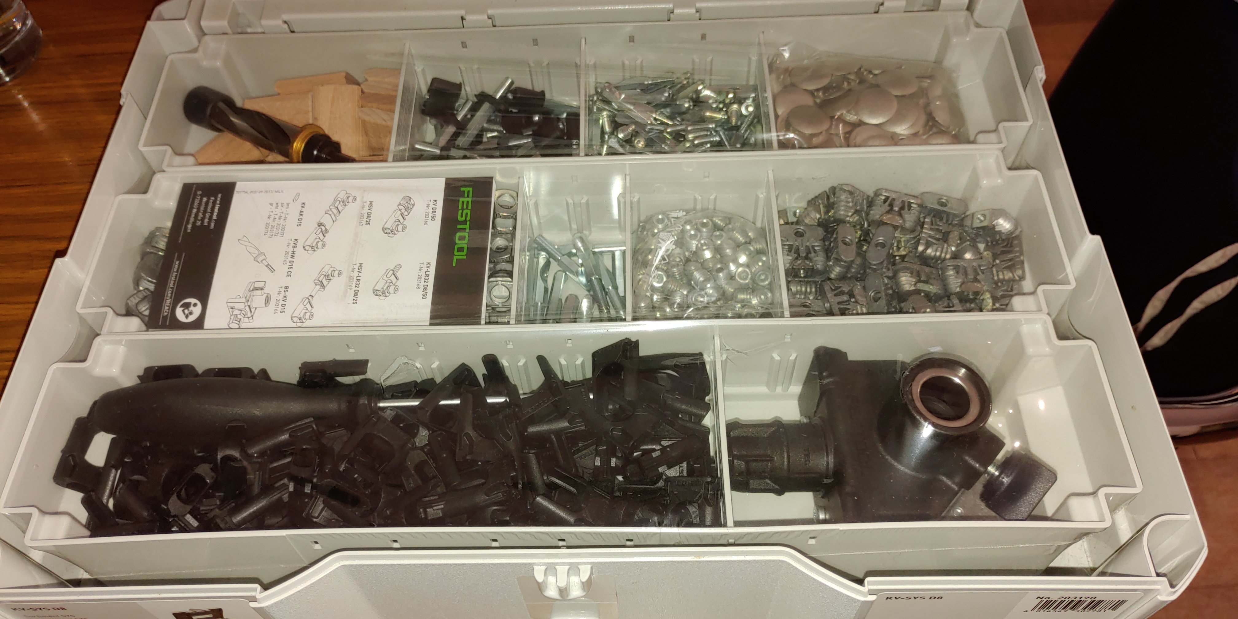 Festool KV-SYS D8 Domino Connector Range in Systainer Case ...