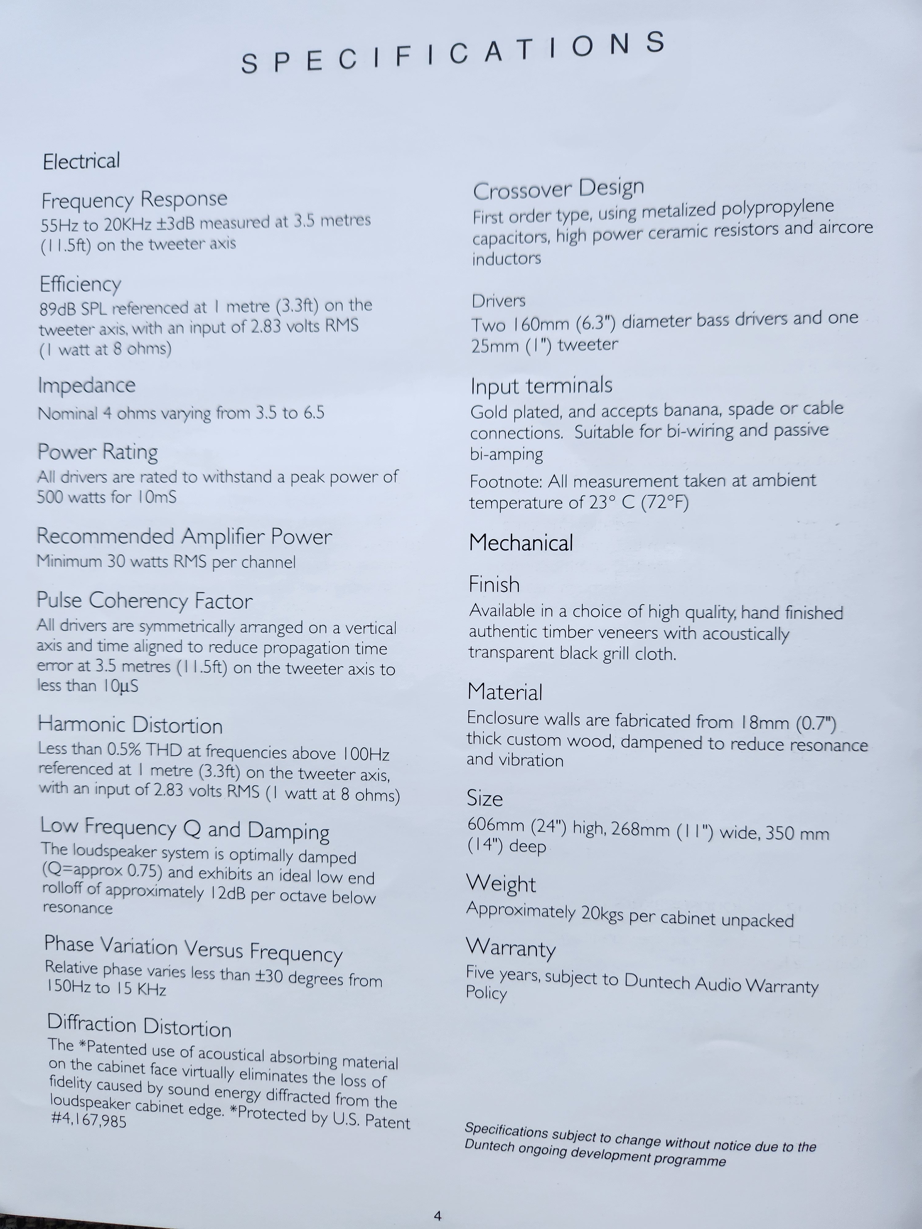 Duntech PCL 25 Bookshelf Loudspeakers - Bookshelf & Small Monitors - StereoNET