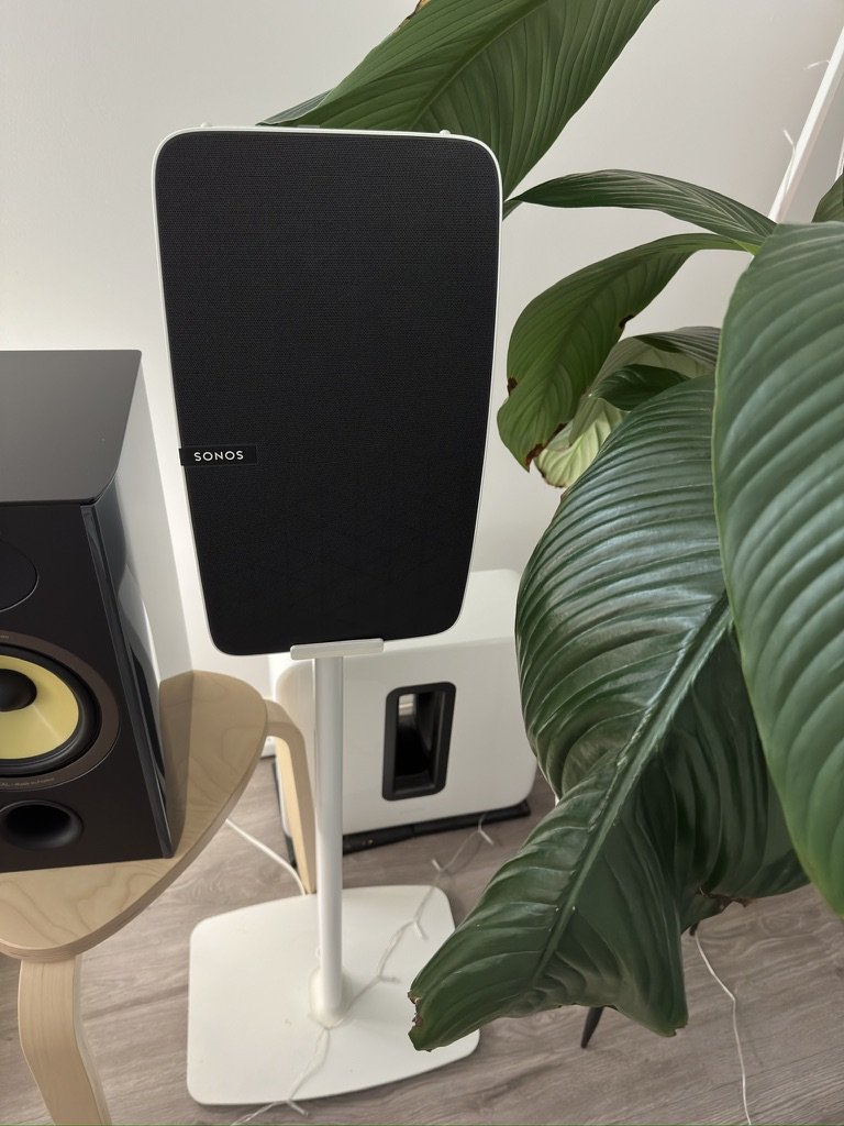 Sonos, Play 5 Gen 2 Pair + Flexson stands + Gen 3 sub - Stereo, Home ...