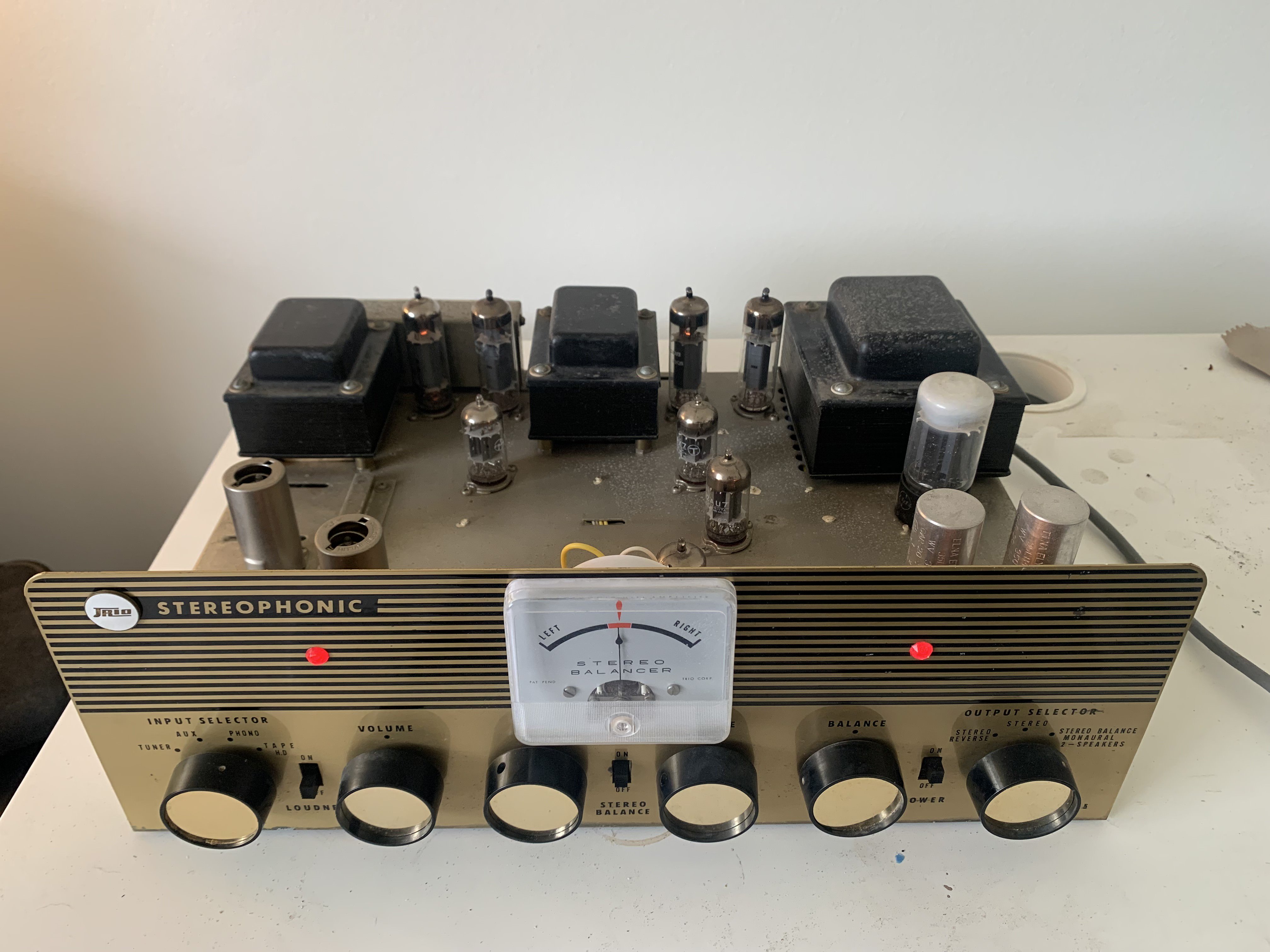 Trio W-45 Stereo Integrated Tube Amplifier - help! - Stereo Amplifiers ...