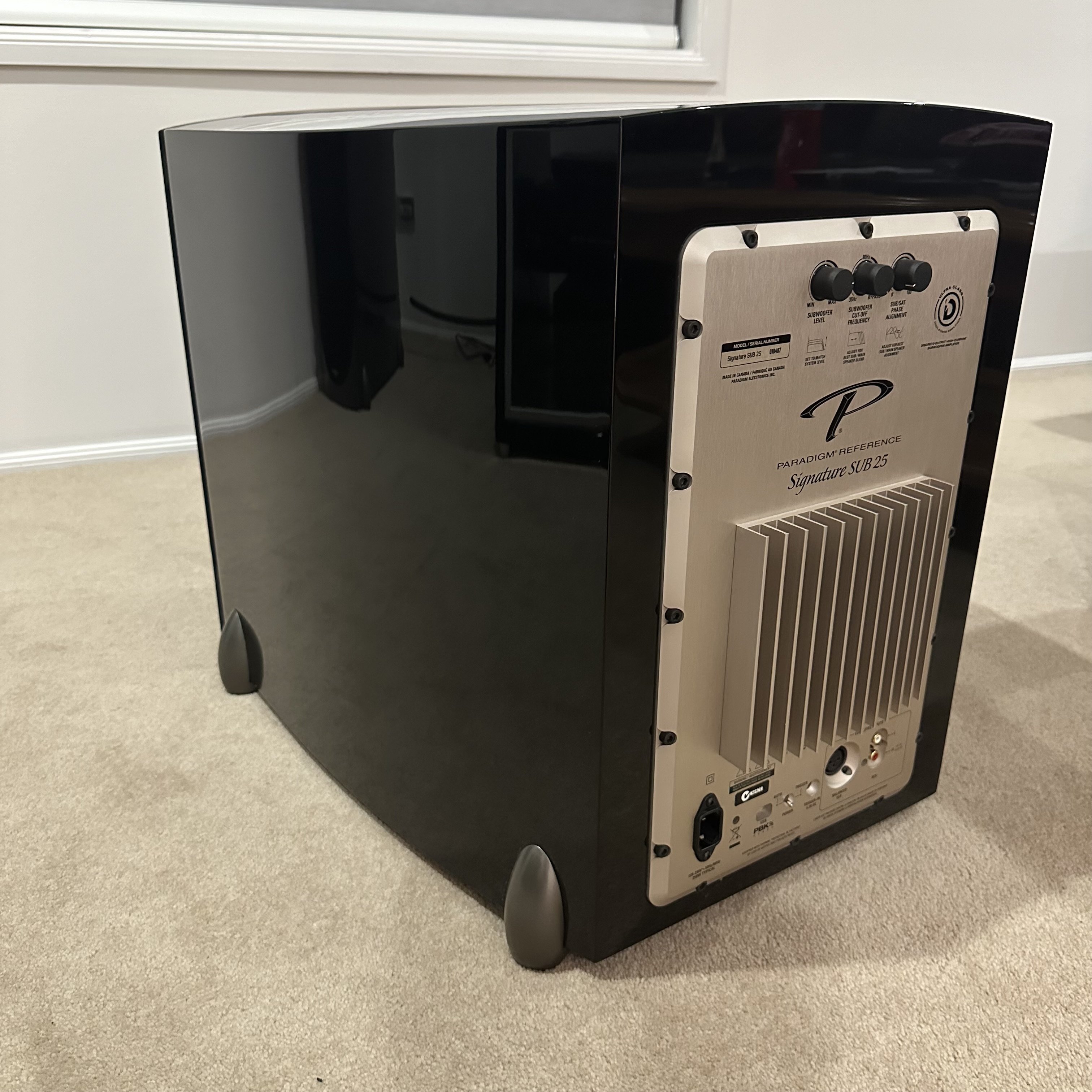 SOLD ELSEWHERE: Paradigm Signature SUB25 Subwoofer - Stereo, Home ...