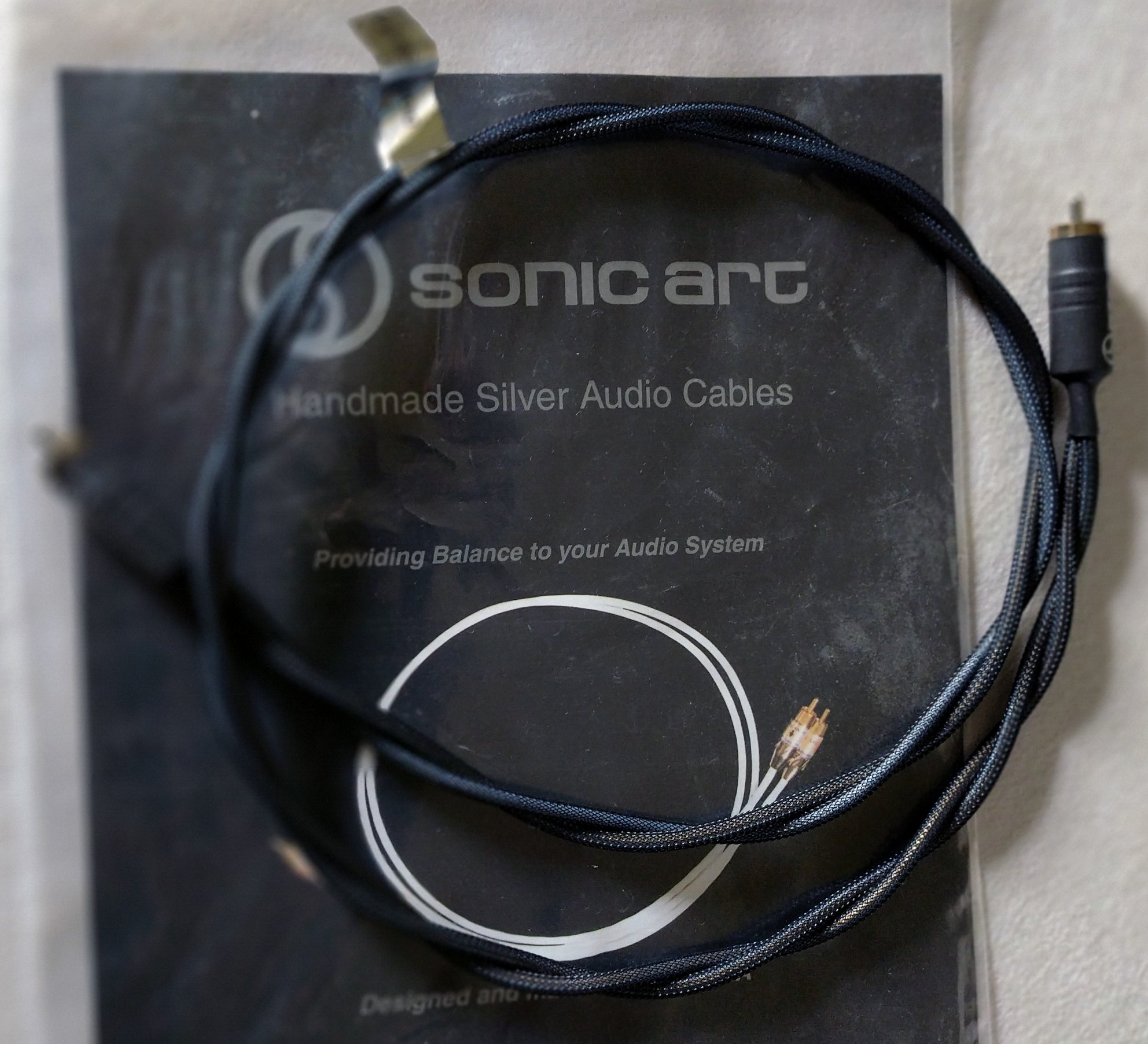 SonicArt REFERENCE BLUE LIGHTNING DIGITAL 1.0m RCA - Hi-Fi and Cinema Cables & Accessories ...